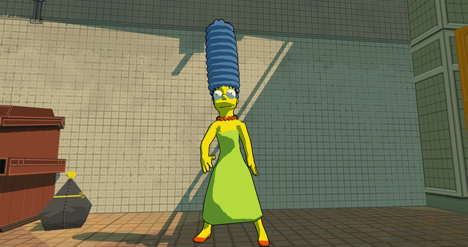 Marge Simpson In BRC Mod for Bomb Rush Cyberfunk | BRC Mods