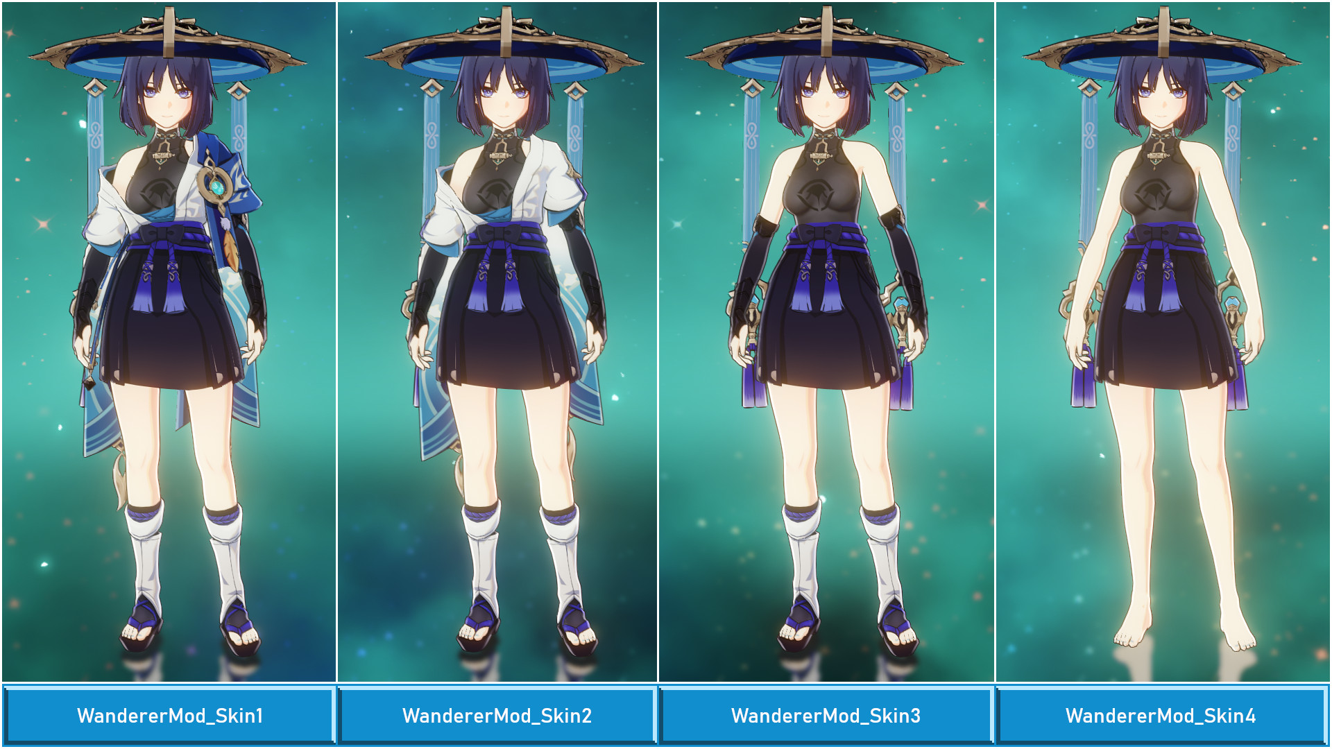 Female Wanderer Genderbend Girly Scaramouche Mod for Genshin Impact ...