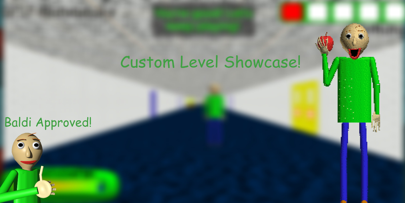 Golden Poggers Custom Map #1! Mod for Baldi's Basics | Baldi Mods