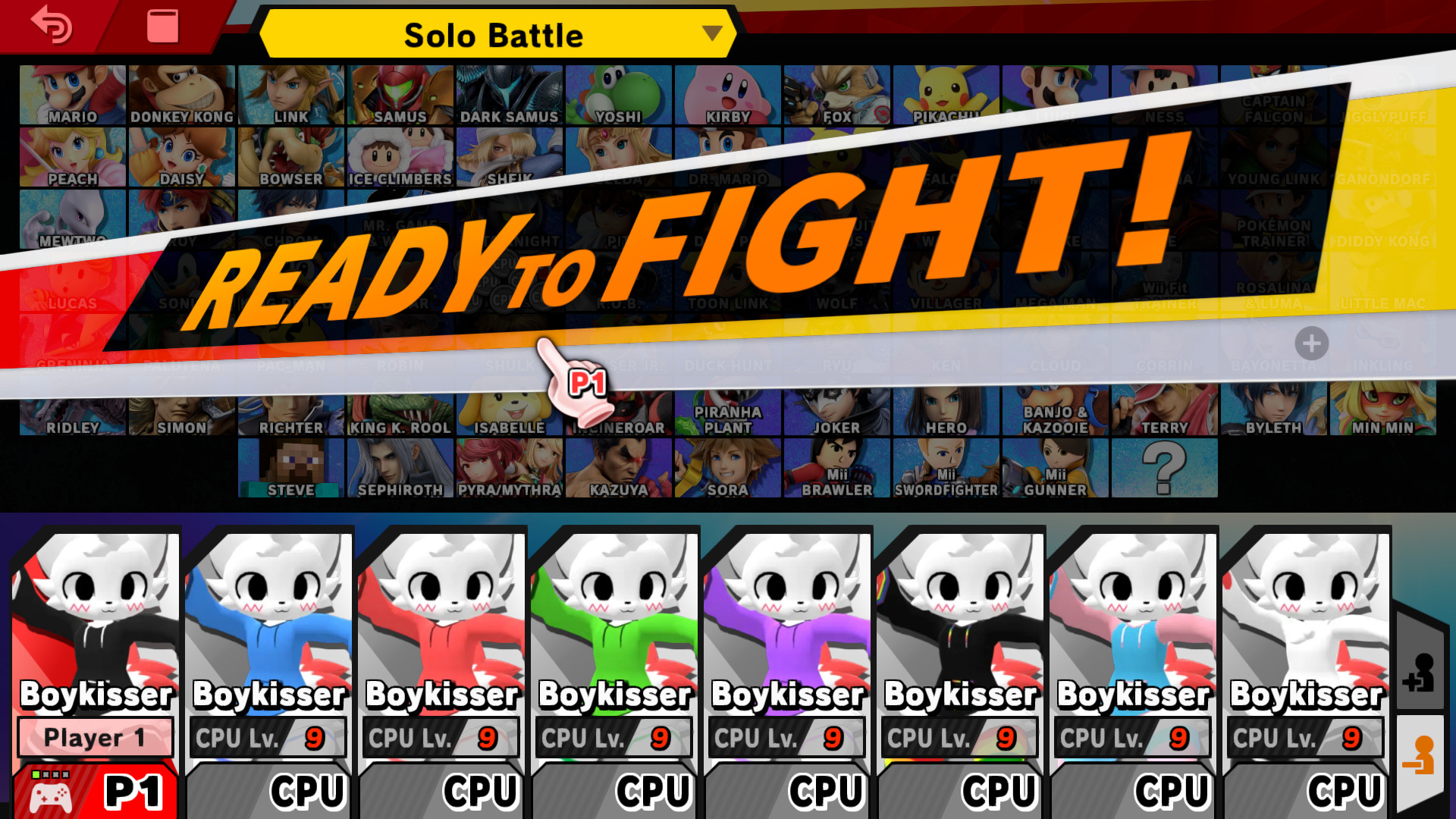 Boykisser Mod for Super Smash Bros. Ultimate | SSBU Mods