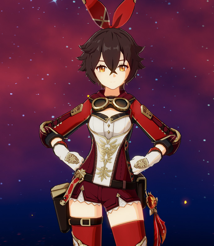 Genderbent Amber Mod for Genshin Impact | GI Mods