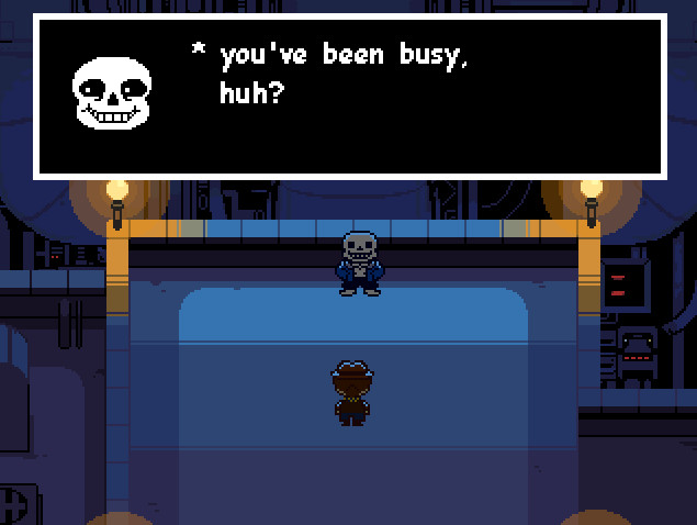 Martlet's Running Late to Genocide Roof Cutscene Mod for Undertale ...