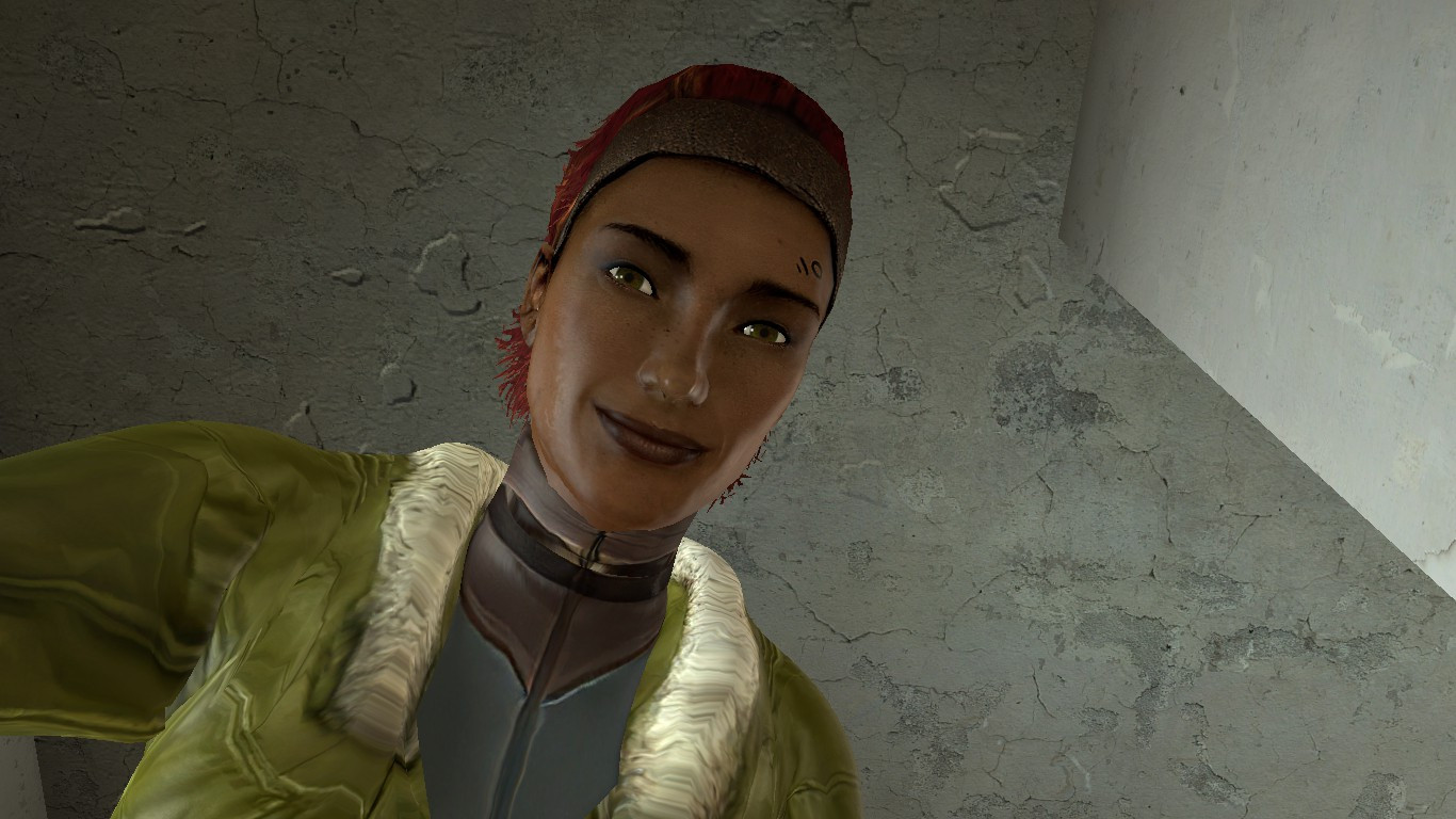 Thick Beta Alyx with RTBR face. Mod for Half-Life 2 | HL2 Mods