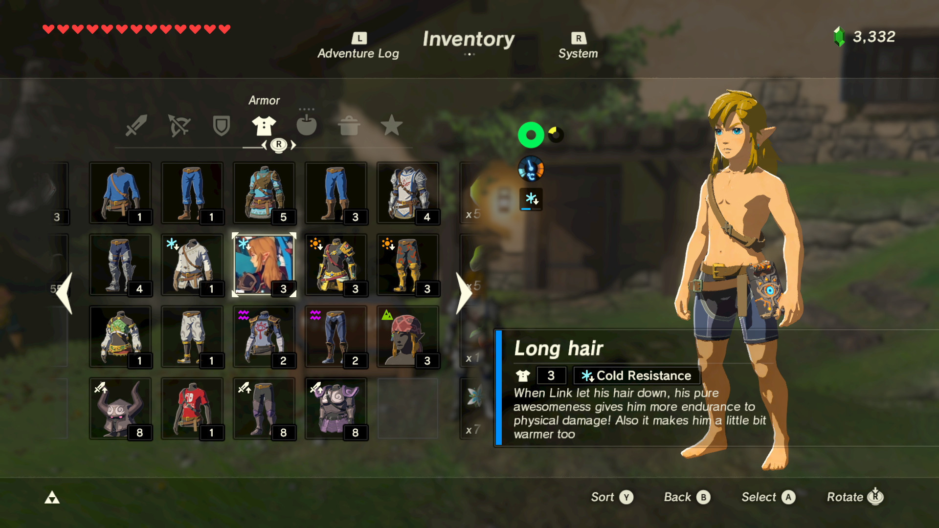 Tears of the Kingdom hair/Beard Mod for The Legend of Zelda: Breath of ...