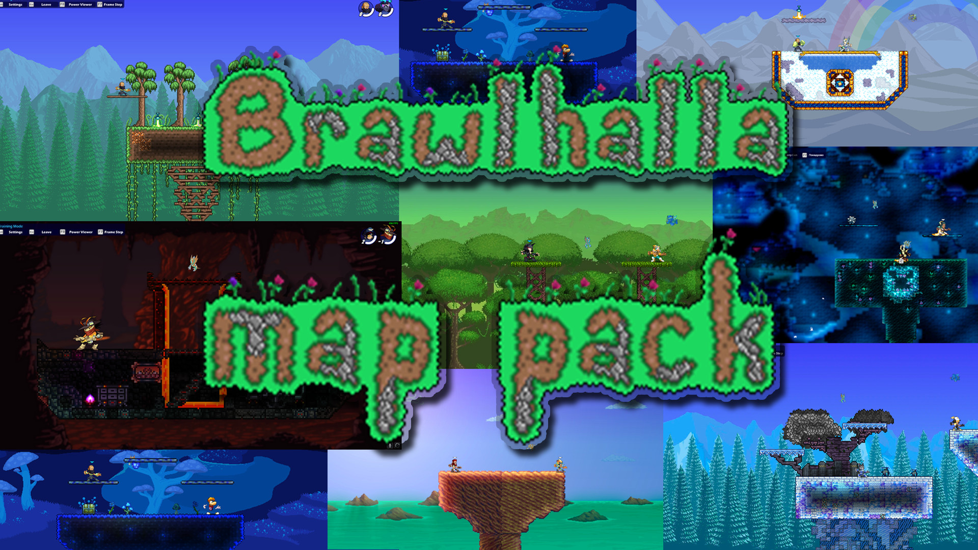 Terraria map pack Mod for Brawlhalla | BHalla Mods