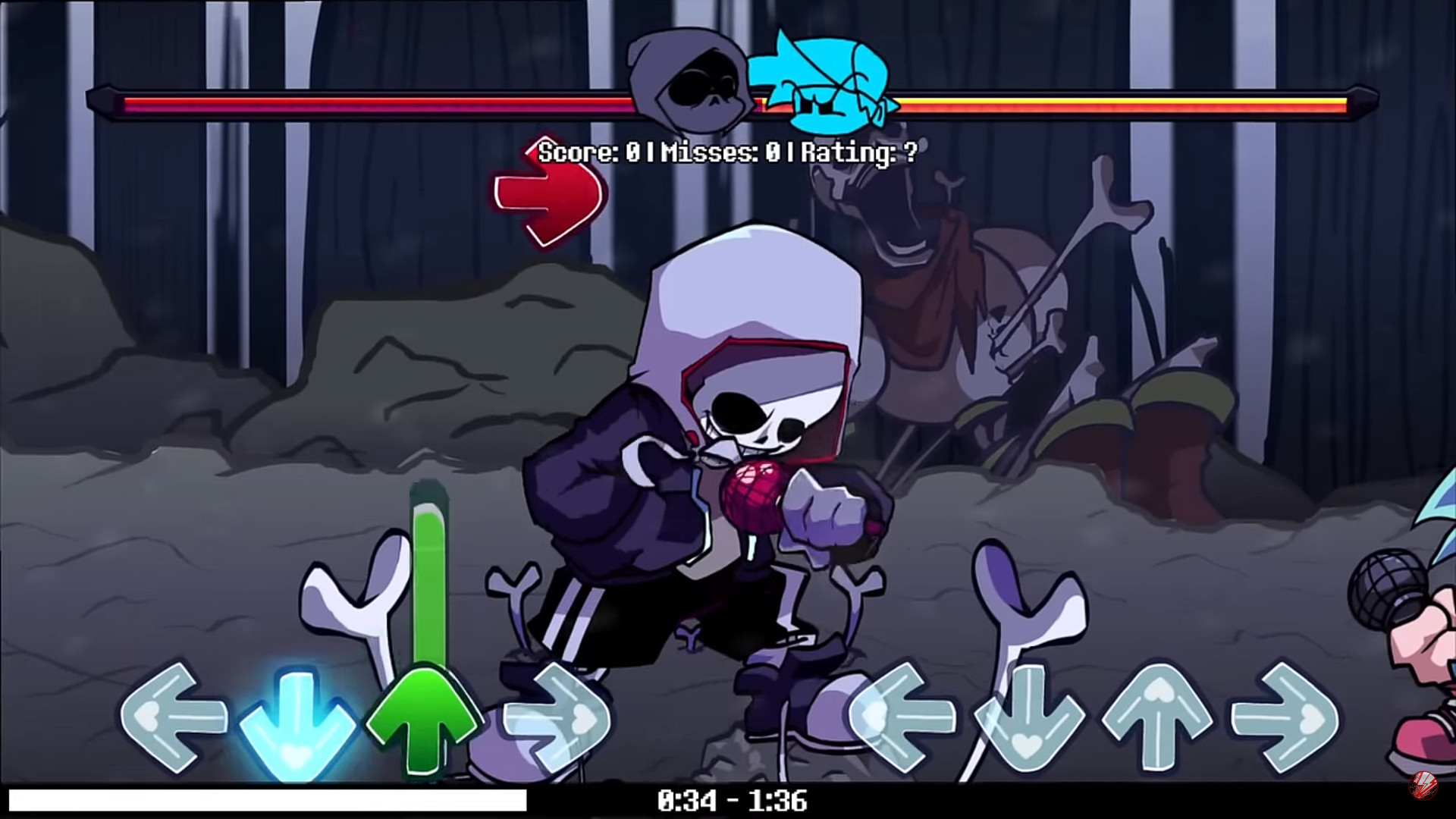 FNF': Skeleton Bros - Re-Dustin' Mod for Friday Night Funkin' | FNF Mods