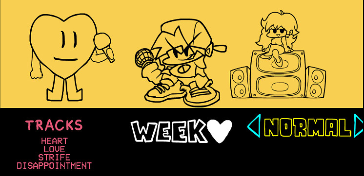 friday night funkin'vs Heart Mod for Friday Night Funkin' | FNF Mods