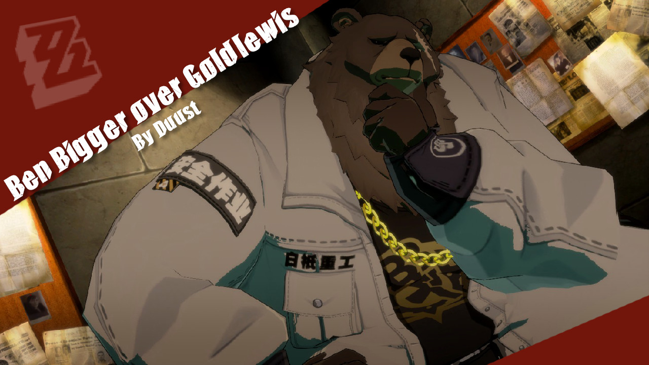 Ben Bigger over Goldlewis Dickinson Mod for GUILTY GEAR -STRIVE- | GGST ...