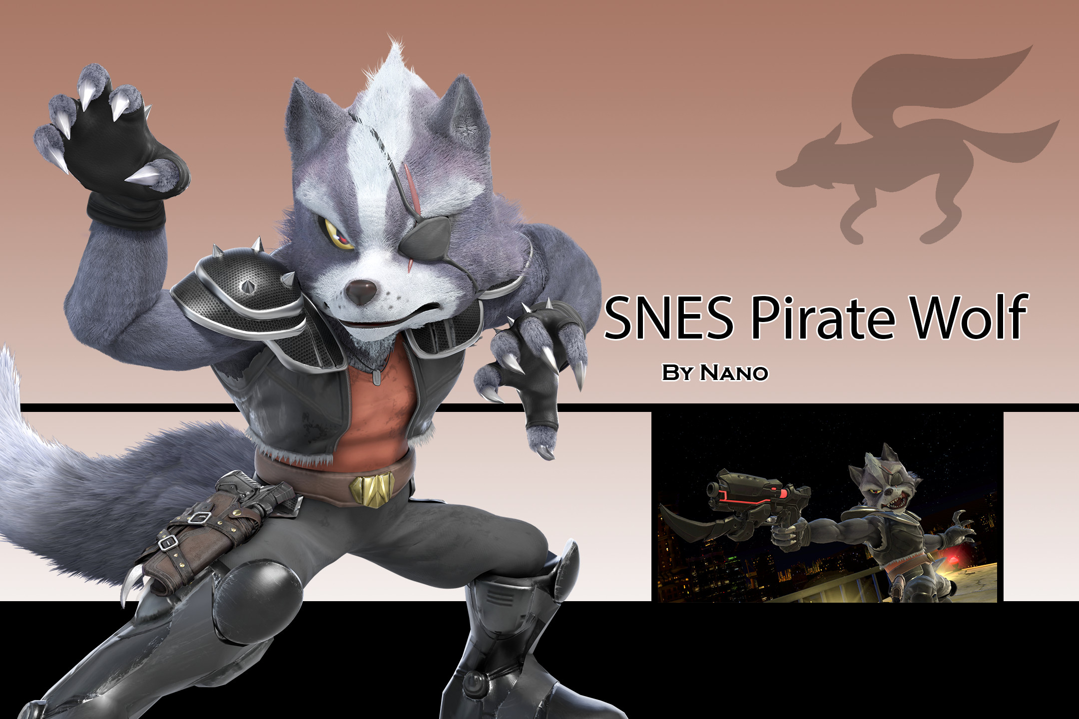 SNES Pirate Wolf Mod for Super Smash Bros. Ultimate | SSBU Mods
