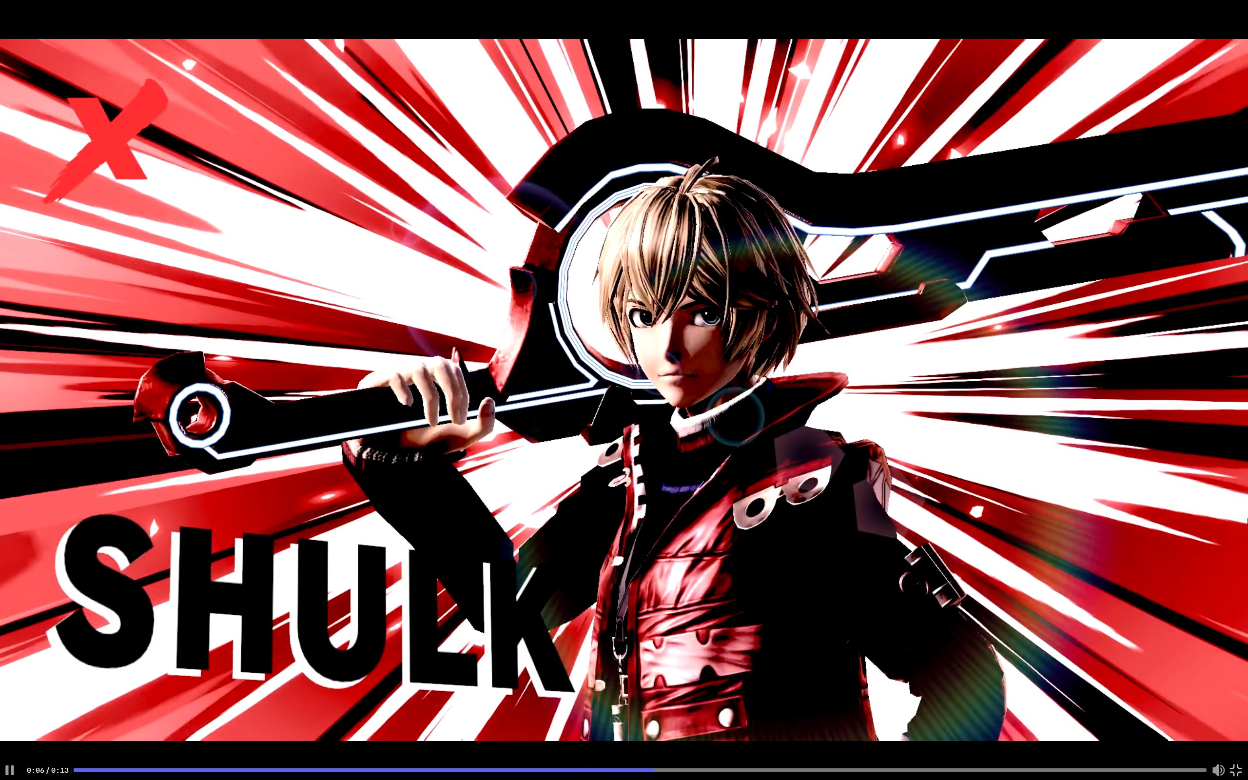 Shulk Reveal Trailer Winscreen Animation Mod for Super Smash Bros ...