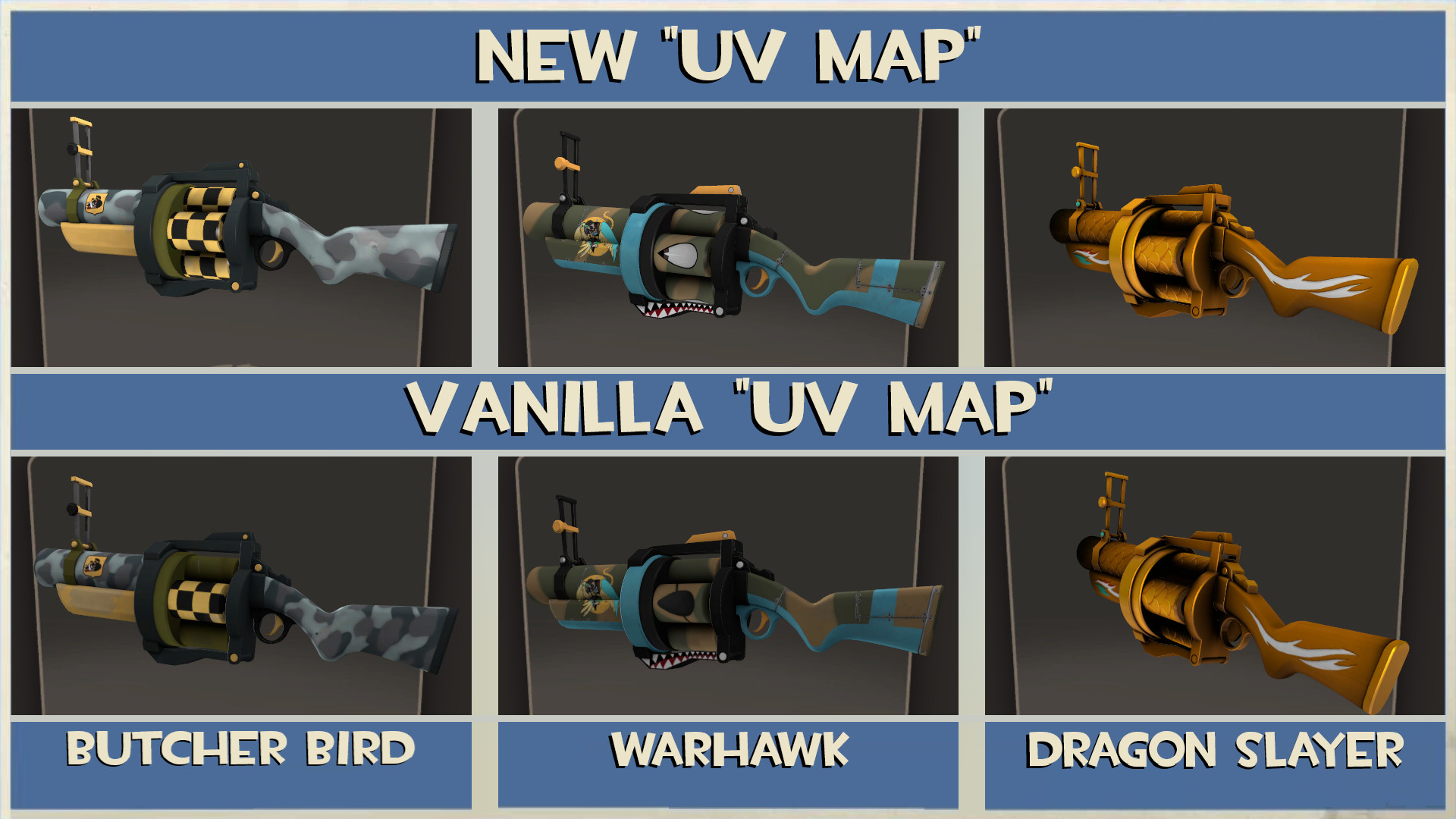 Procedural 4-Barrel Grenade Launcher Mod for Team Fortress 2 | TF2 Mods