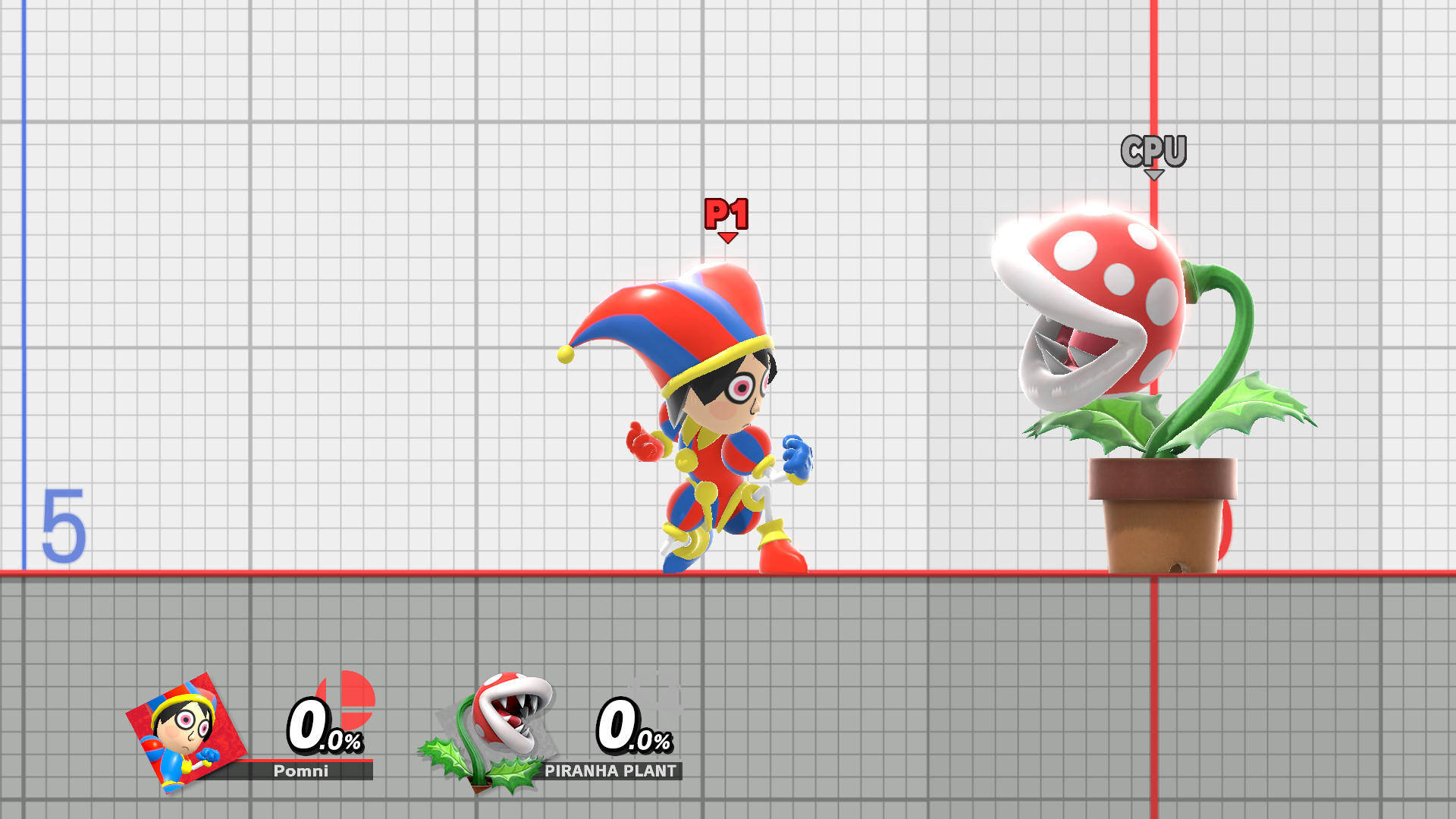 Pomni (The Amazing Digital Circus) Mii Costume Mod for Super Smash Bros ...