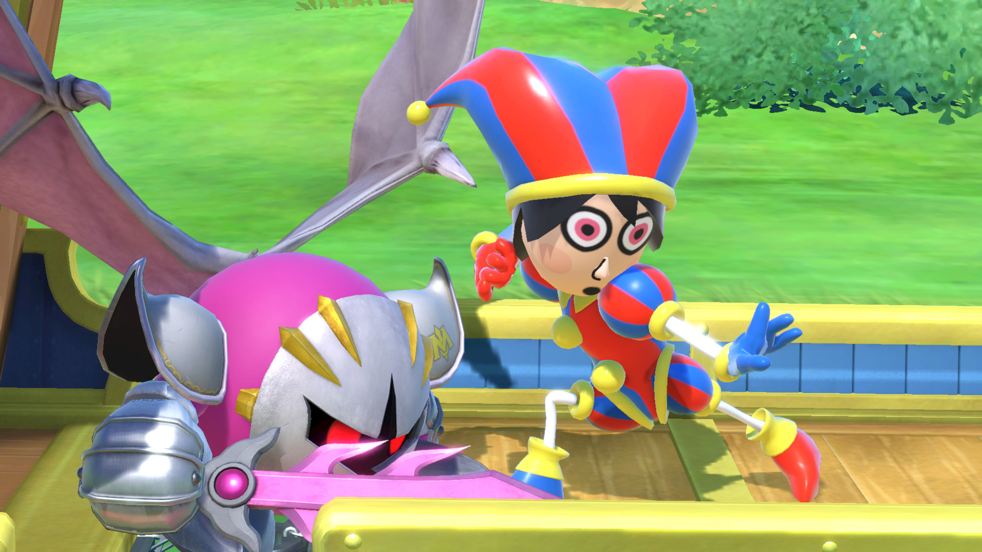 Pomni (The Amazing Digital Circus) Mii Costume Mod for Super Smash Bros ...
