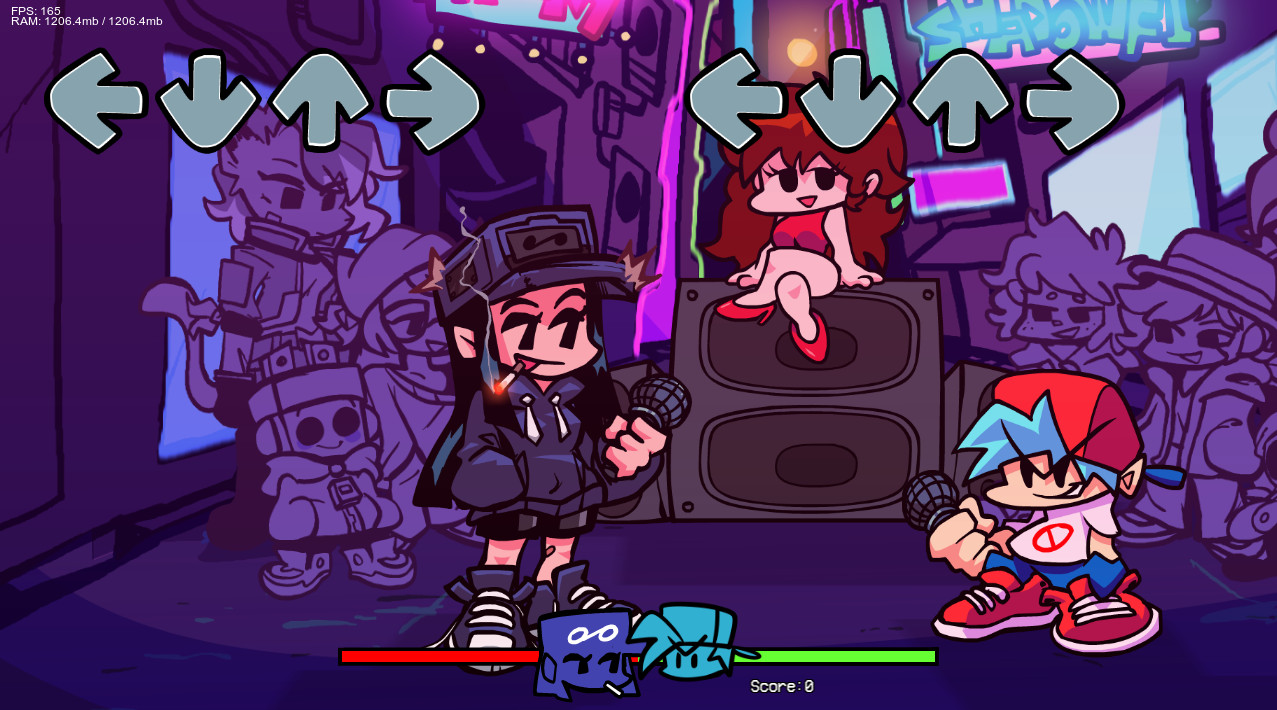 Cassette Girl Machina HQ (Port V-slice) Mod for Friday Night Funkin ...
