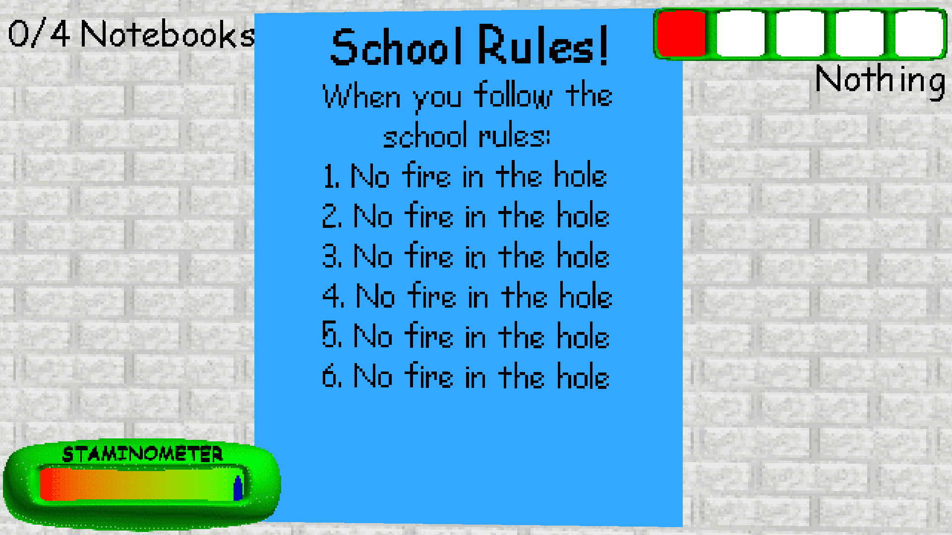 Normal of the Hole (Texture Pack) Mod for Baldi's Basics | Baldi Mods