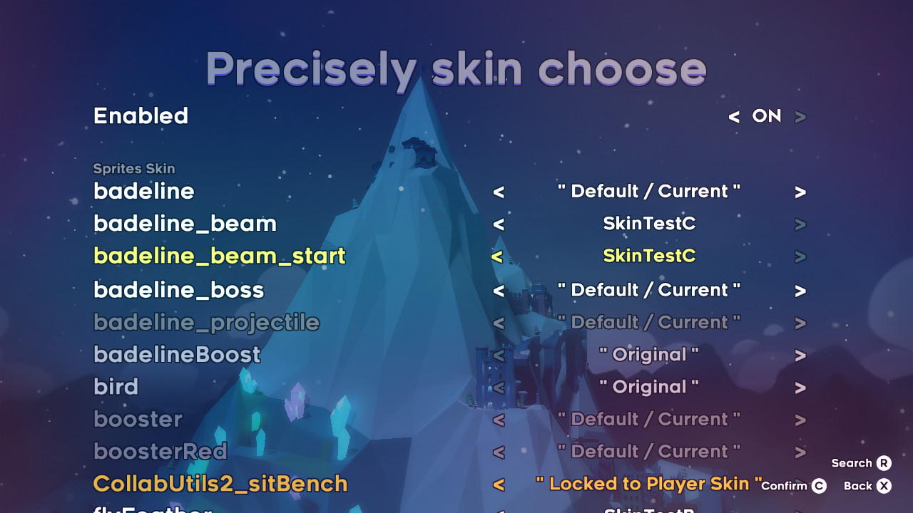 Skin Mod Helper (Plus) Mod for Celeste | Celeste Mods