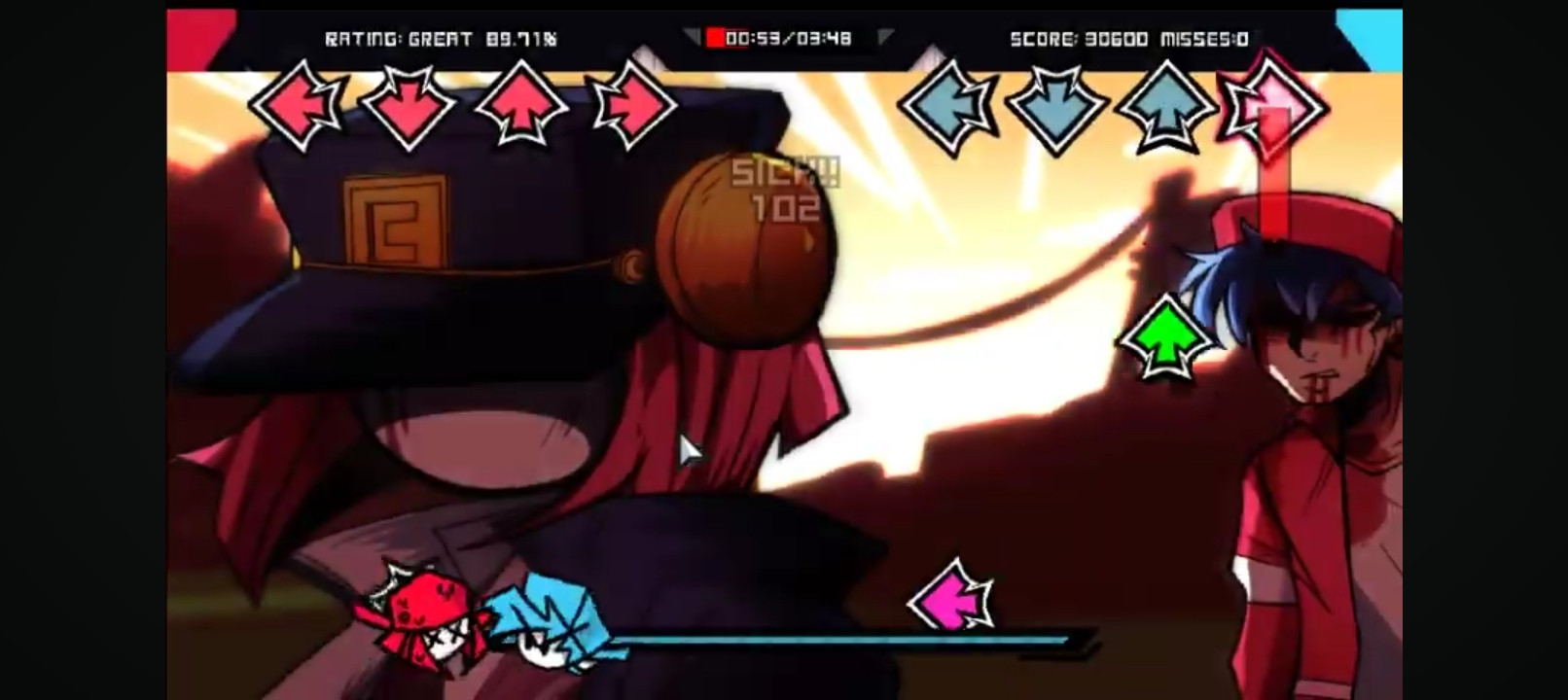 HOTLINE 024:THE SAKURA MIX FANMADE BUILD Mod for Friday Night Funkin ...