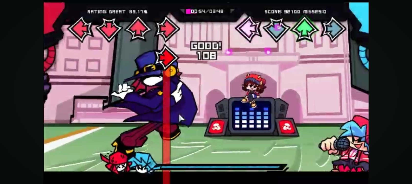 HOTLINE 024:THE SAKURA MIX FANMADE BUILD Mod for Friday Night Funkin ...