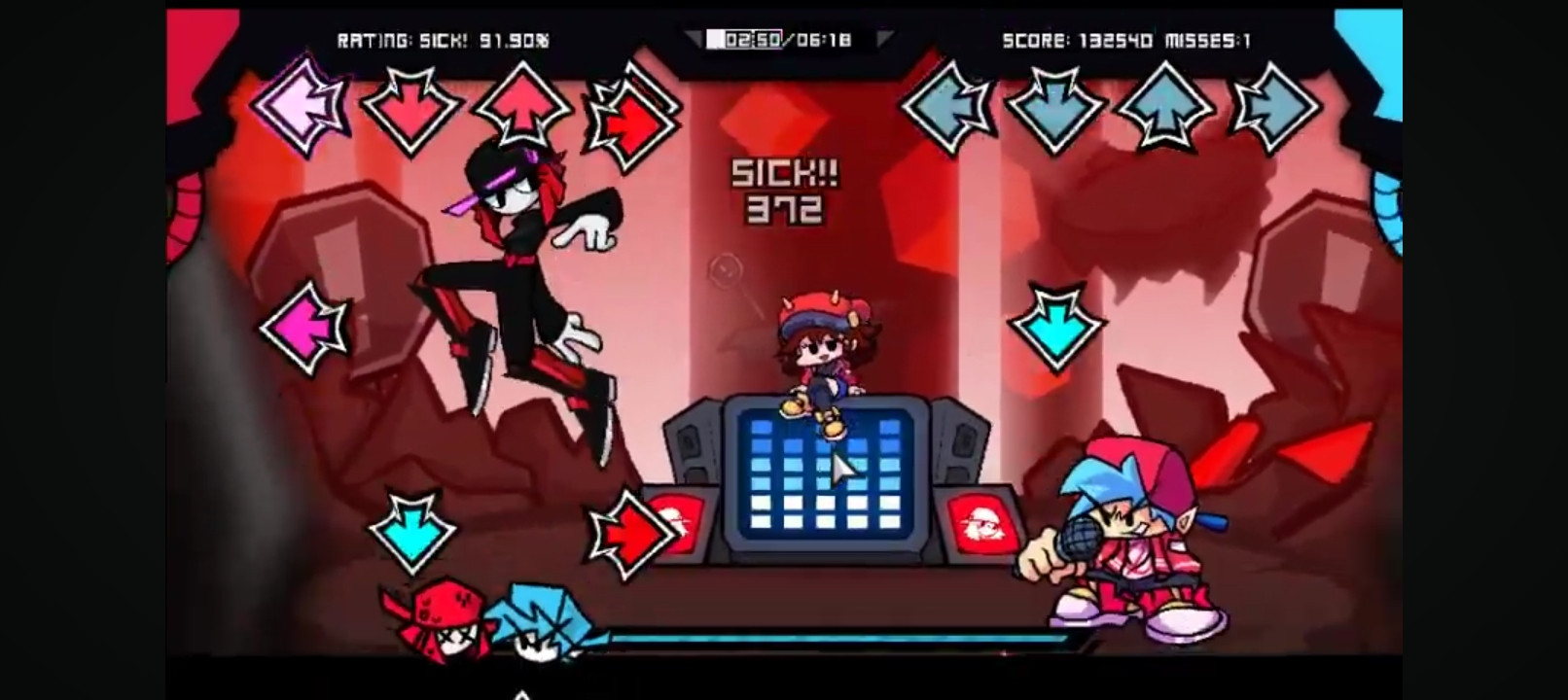 HOTLINE 024:THE SAKURA MIX FANMADE BUILD Mod for Friday Night Funkin ...