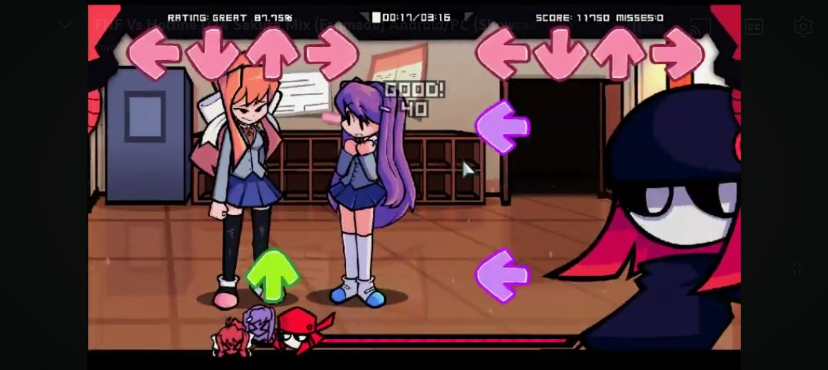 HOTLINE 024:THE SAKURA MIX FANMADE BUILD Mod for Friday Night Funkin ...