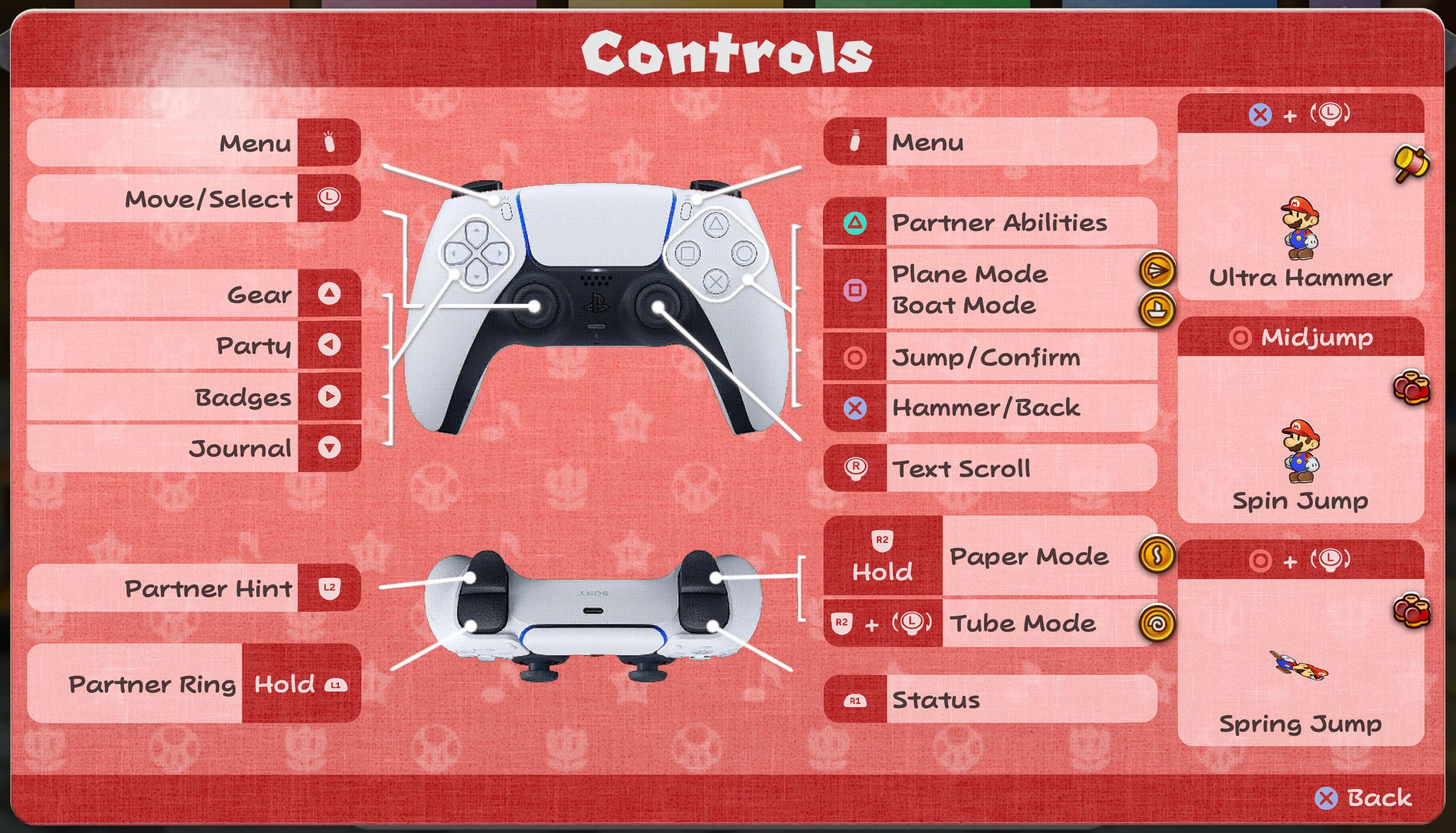 Alternate Button Prompts: Playstation and Xbox Mod for Paper Mario: The ...