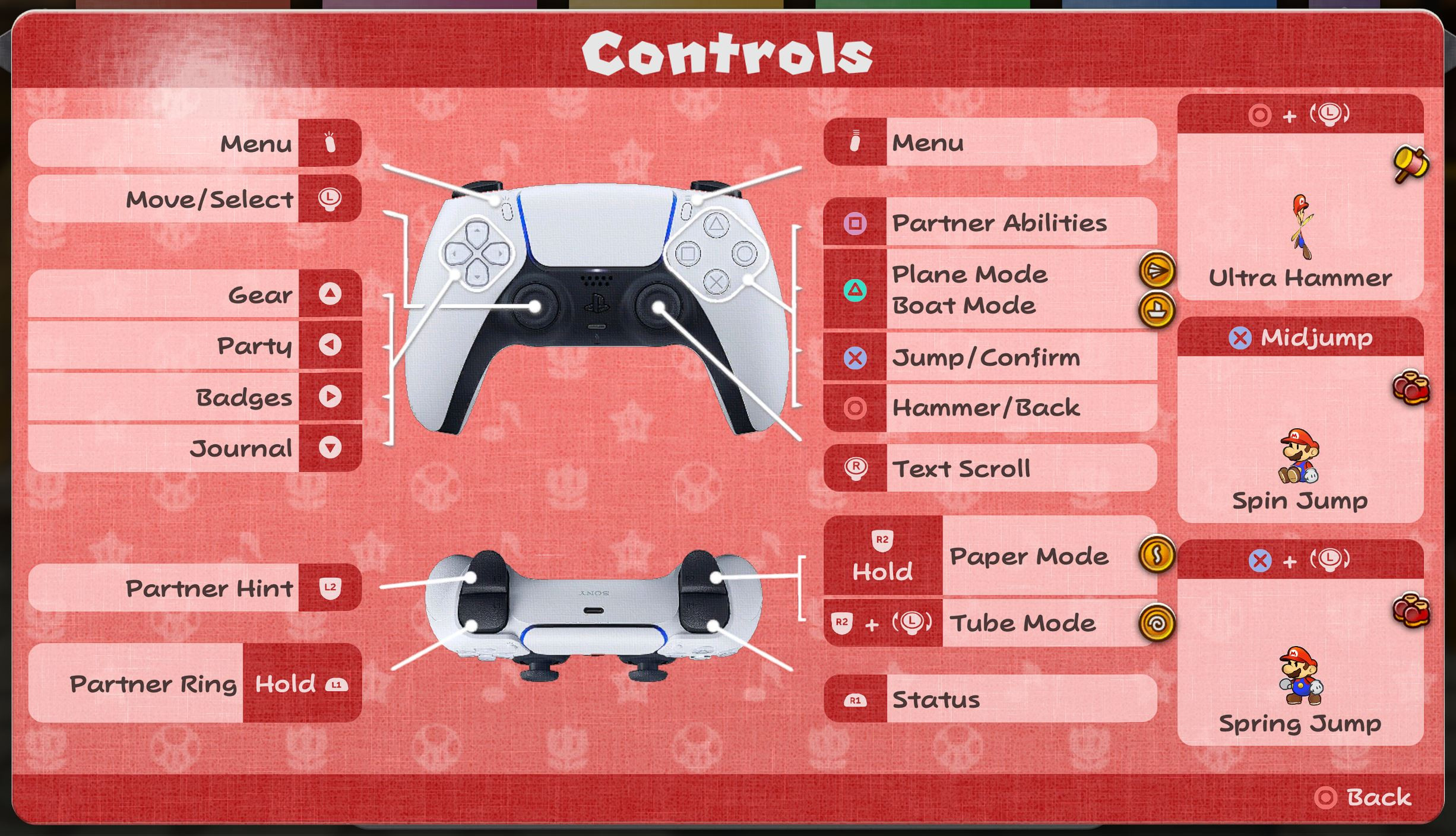 Alternate Button Prompts: Playstation and Xbox Mod for Paper Mario: The ...