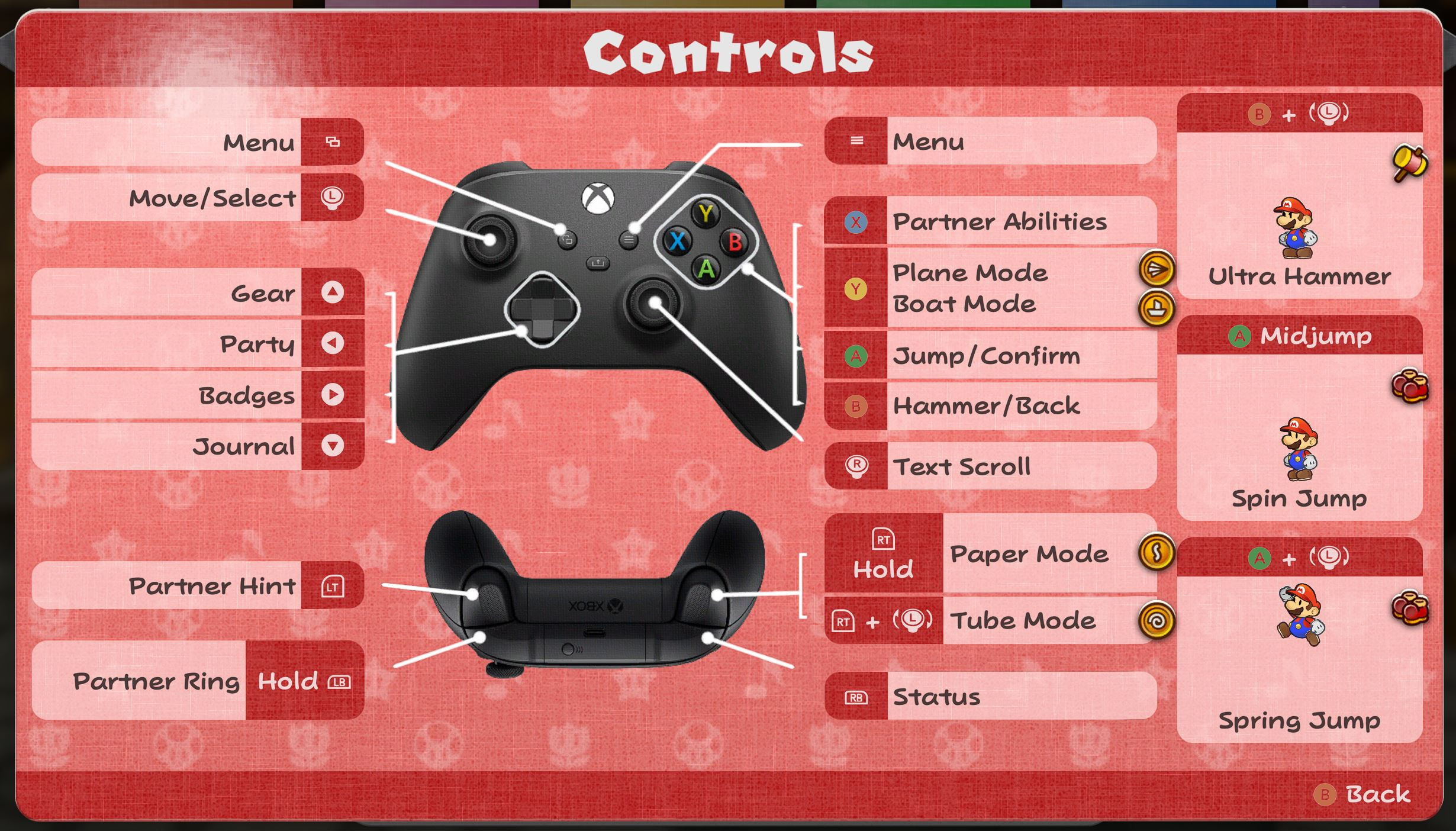 Alternate Button Prompts: Playstation and Xbox Mod for Paper Mario: The ...