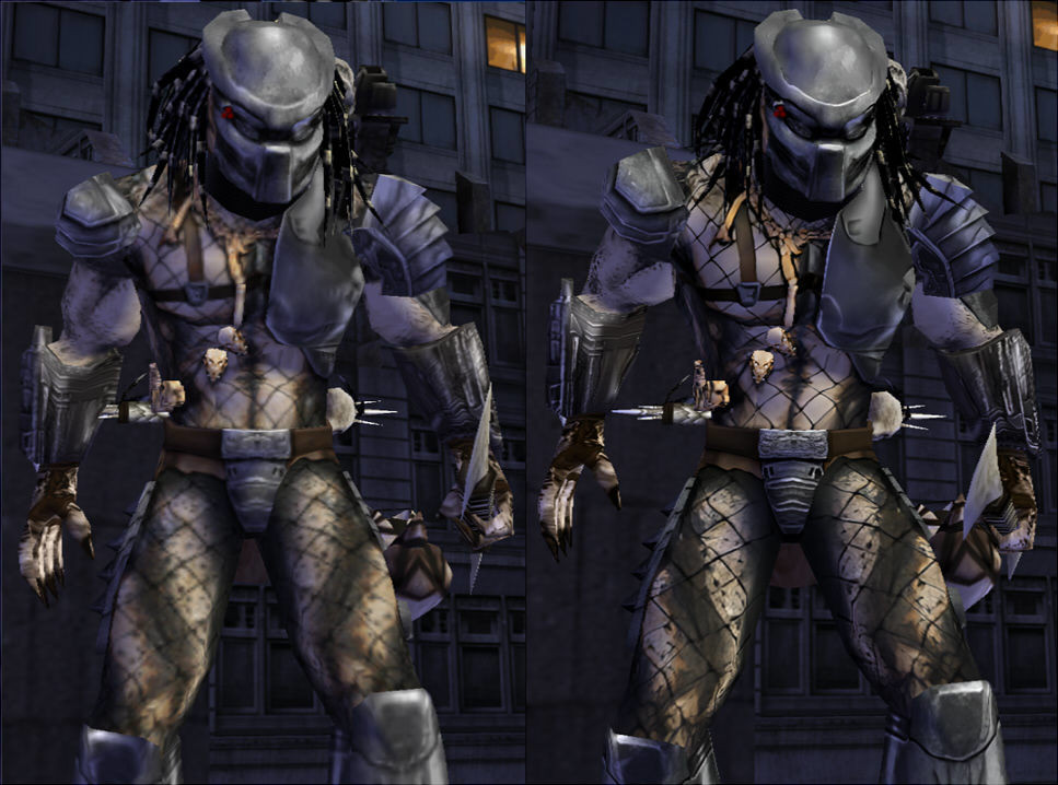 Higher Rez Default Costumes Mod for Predator: Concrete Jungle | P:CJ Mods