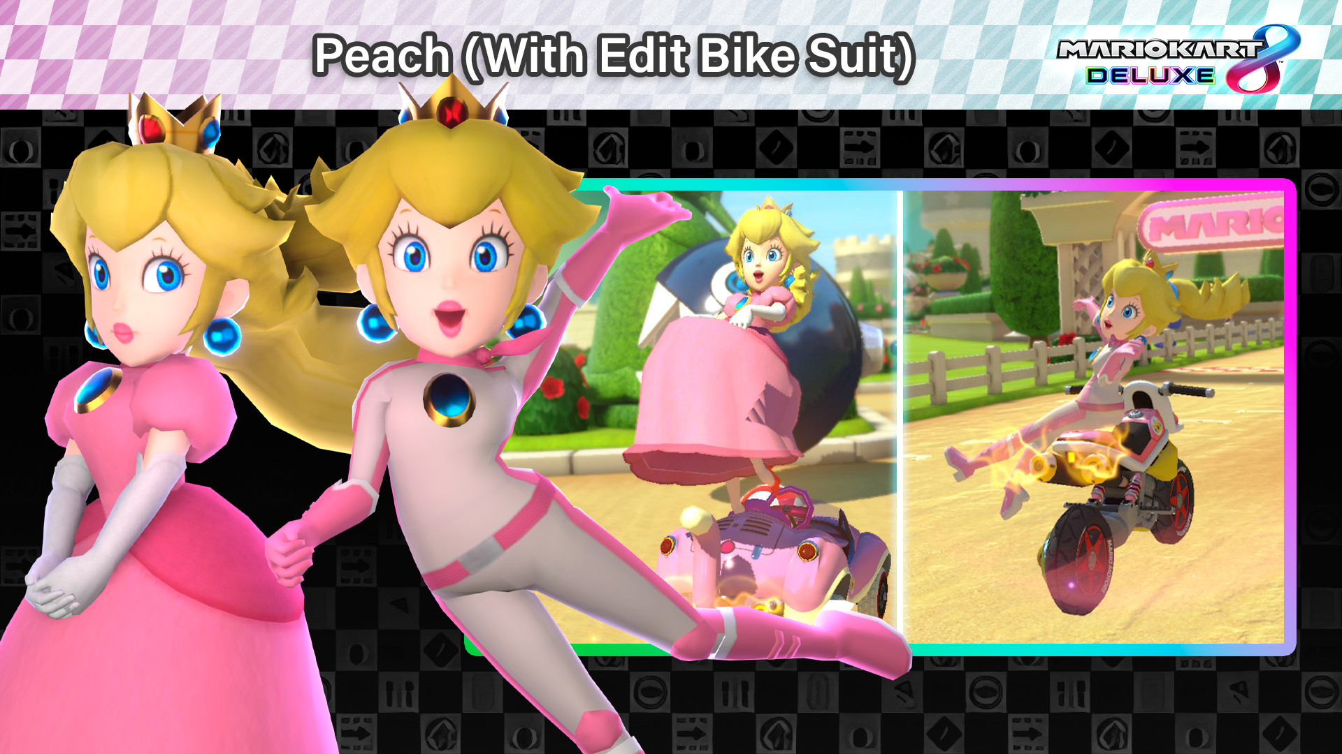 Peach Deluxe (With Custom Animations) Mod for Mario Kart 8 Deluxe ...