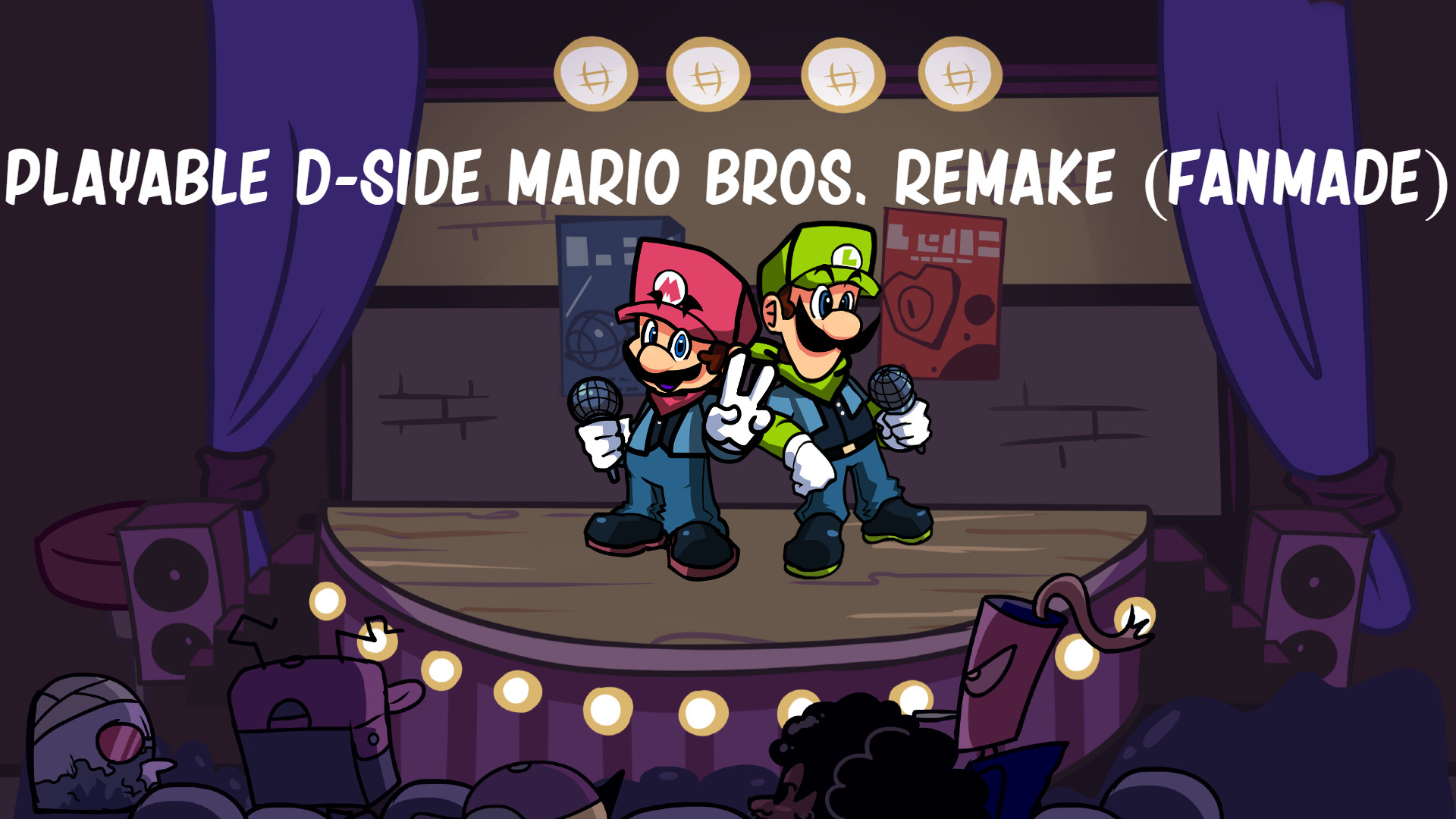 Playable D-Side Mario Bros. Remake (FanMade) + FLA Mod for Friday Night ...