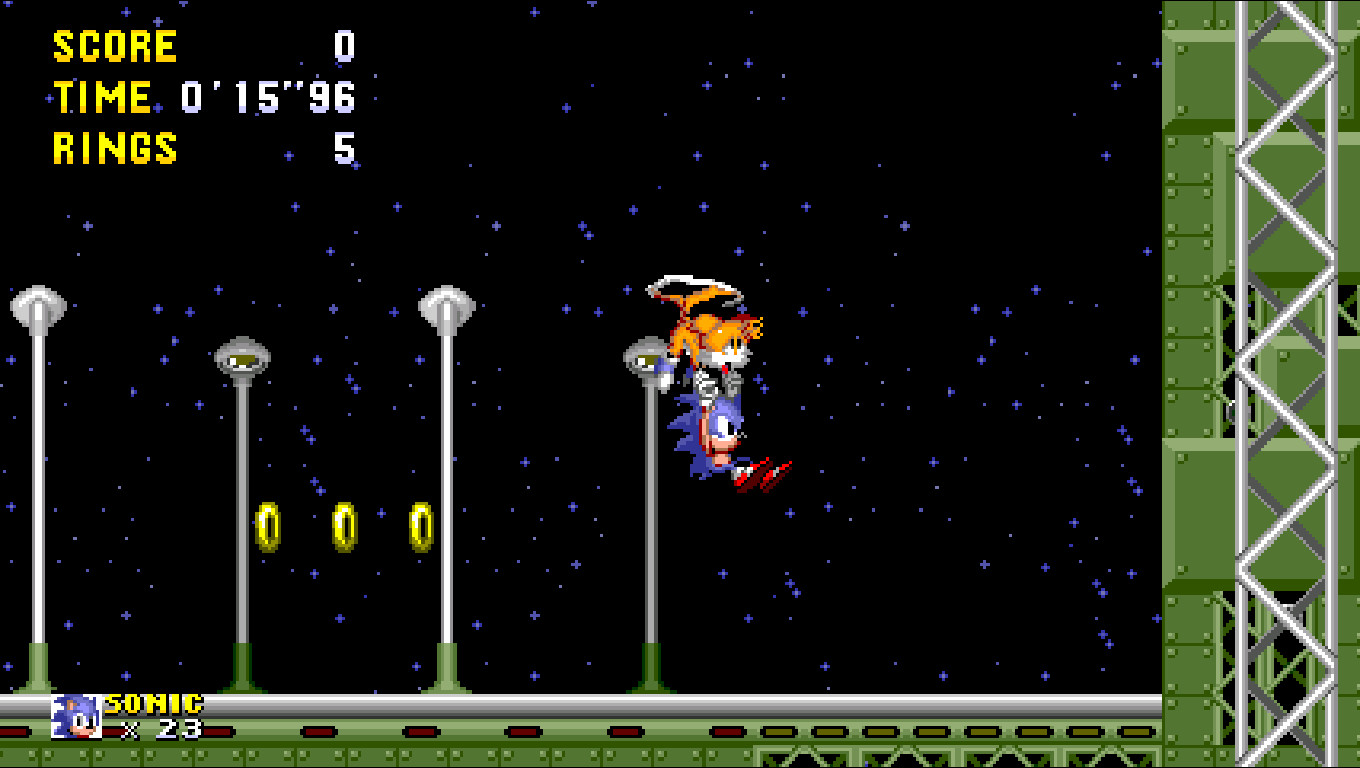 Sweet's Tails in Sonic 1 Forever Mod for Sonic the Hedgehog Forever ...