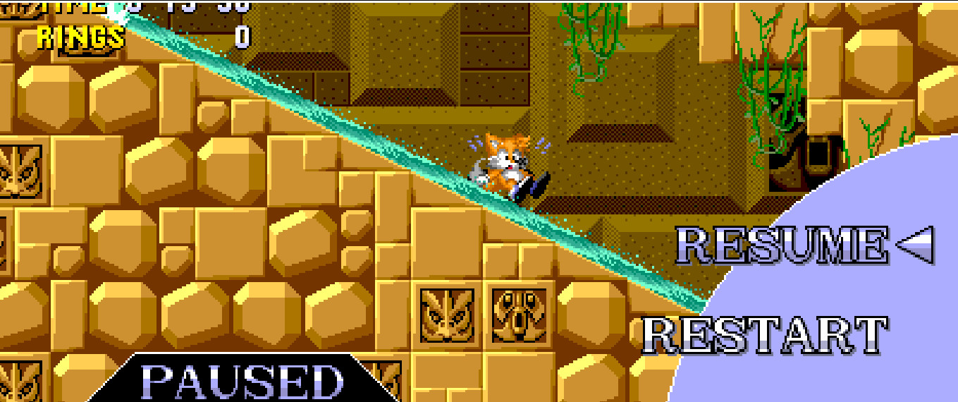 Sweet's Tails in Sonic 1 Forever Mod for Sonic the Hedgehog Forever ...
