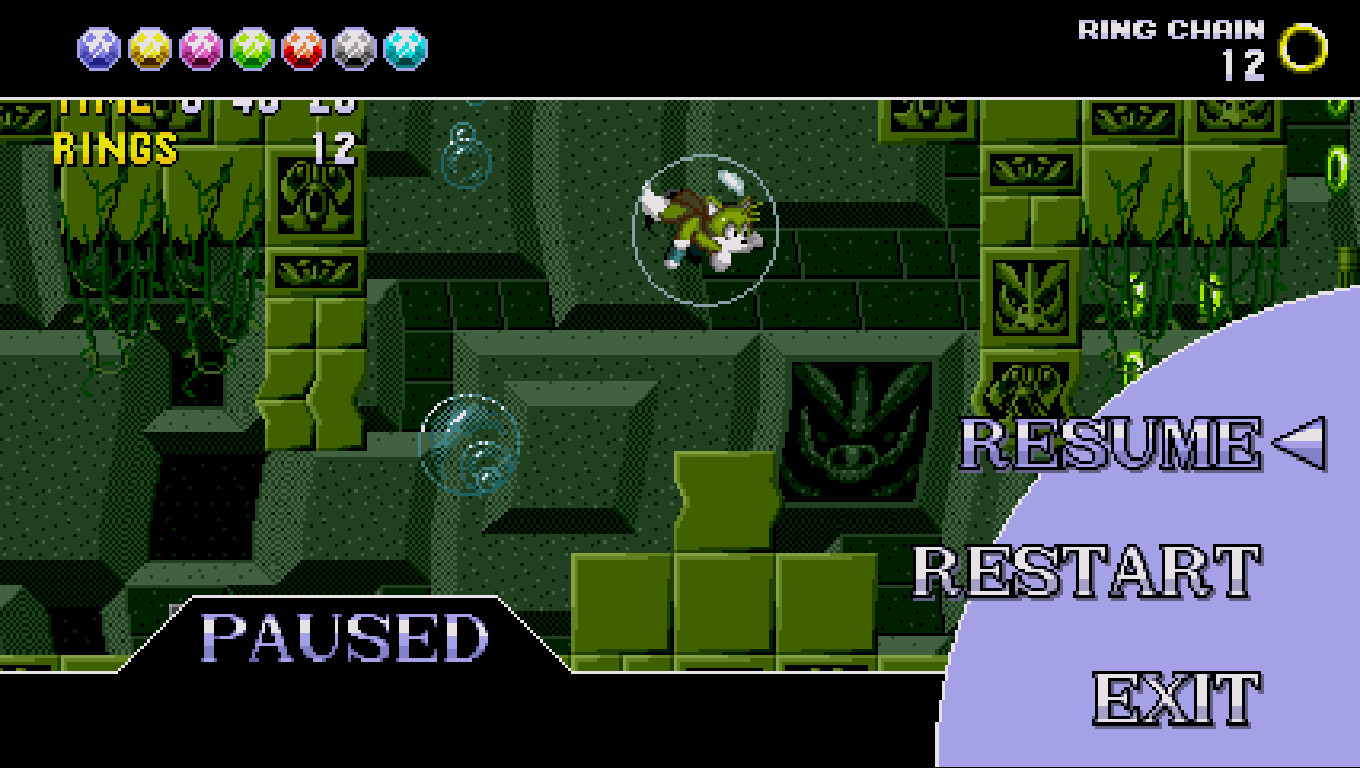 Sweet's Tails in Sonic 1 Forever Mod for Sonic the Hedgehog Forever ...