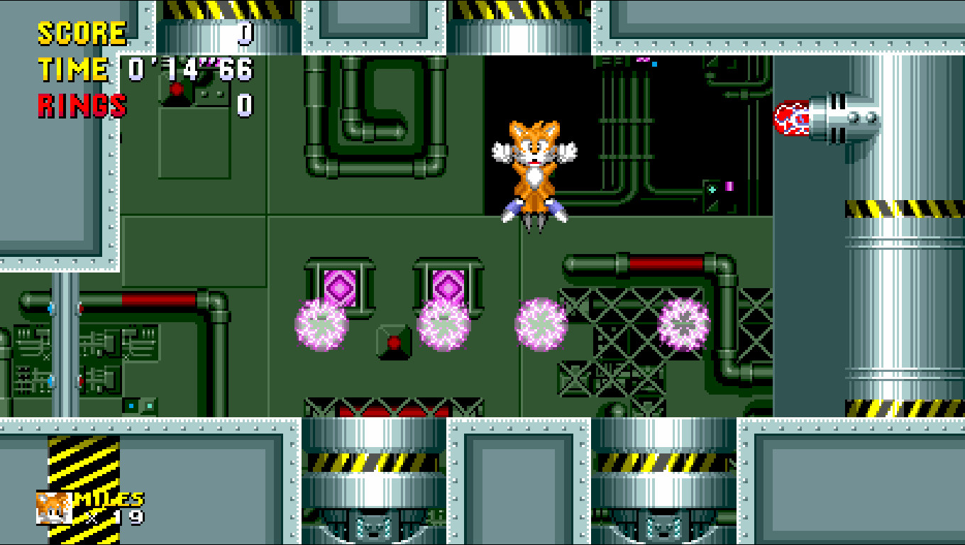 Sweet's Tails in Sonic 1 Forever Mod for Sonic the Hedgehog Forever ...