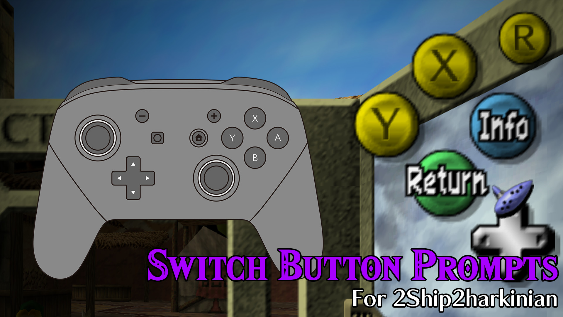 Switch Pro Button Icons Mod for 2Ship2Harkinian (Majora's Mask PC Port ...
