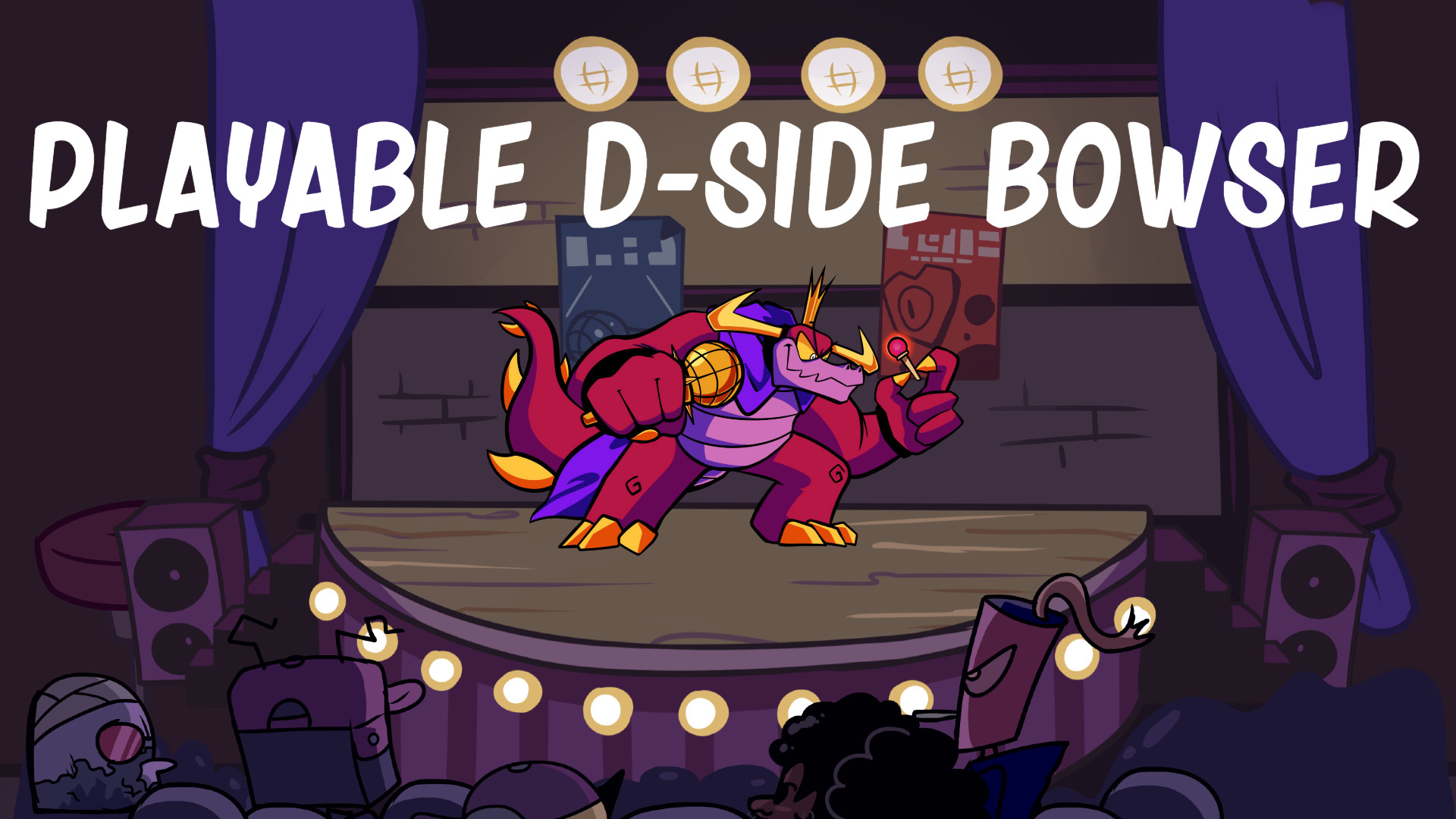 Playable D-Side Bowser Mod for Friday Night Funkin' | FNF Mods