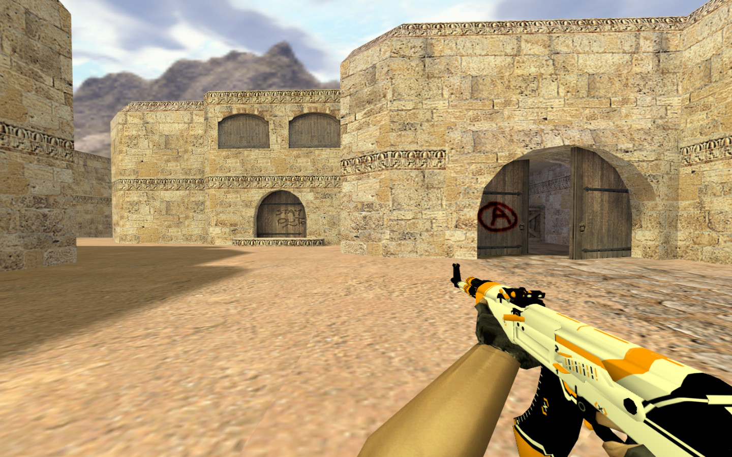 Asiimov AK-47 With Default Anims/Nostock Mod for Counter-Strike 1.6 | CS1.6 Mods