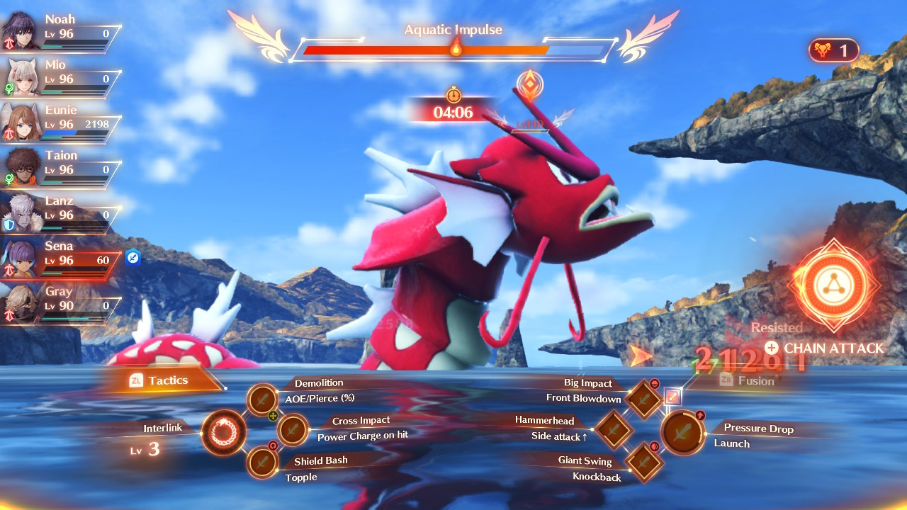 Gyarados over Ravoon Mod for Xenoblade Chronicles 3 | XC3 Mods