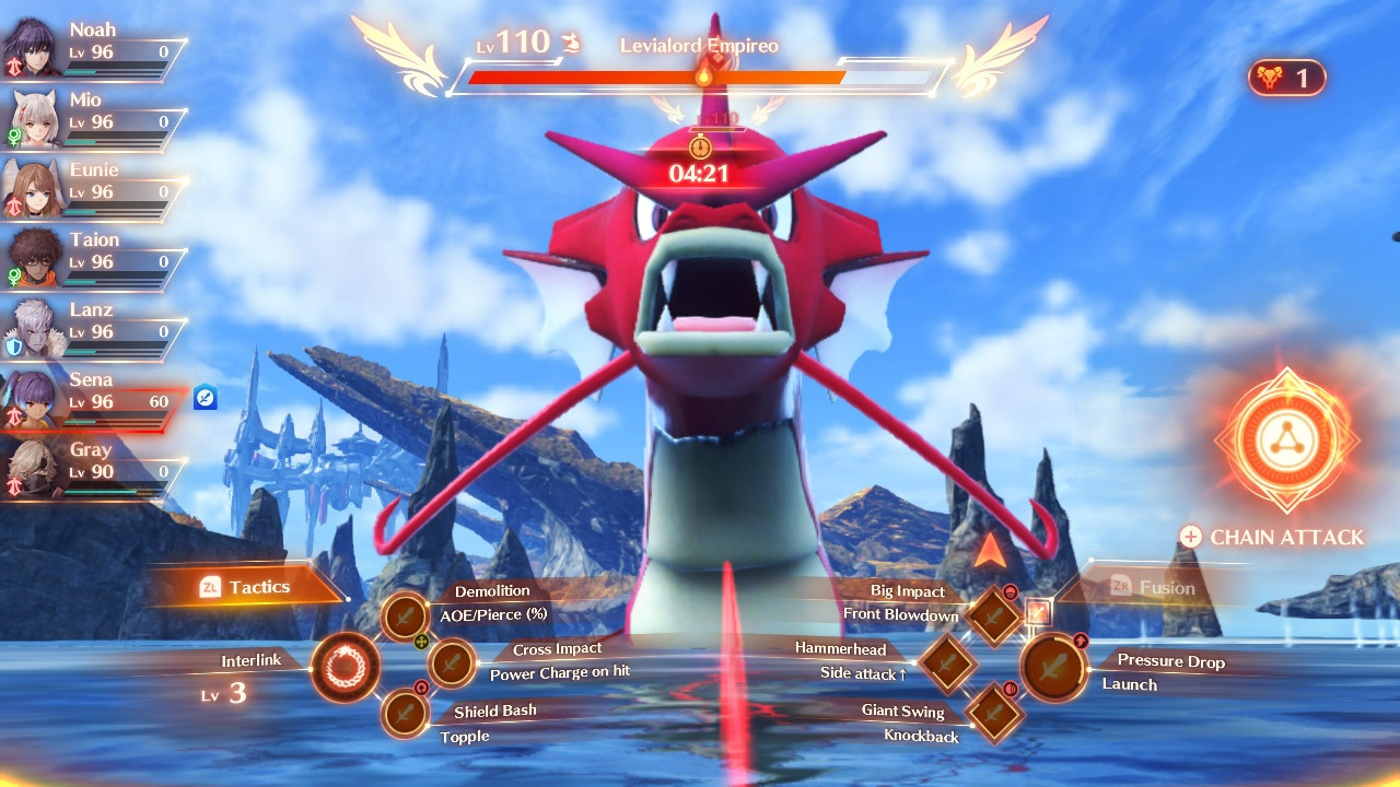Gyarados over Ravoon Mod for Xenoblade Chronicles 3 | XC3 Mods