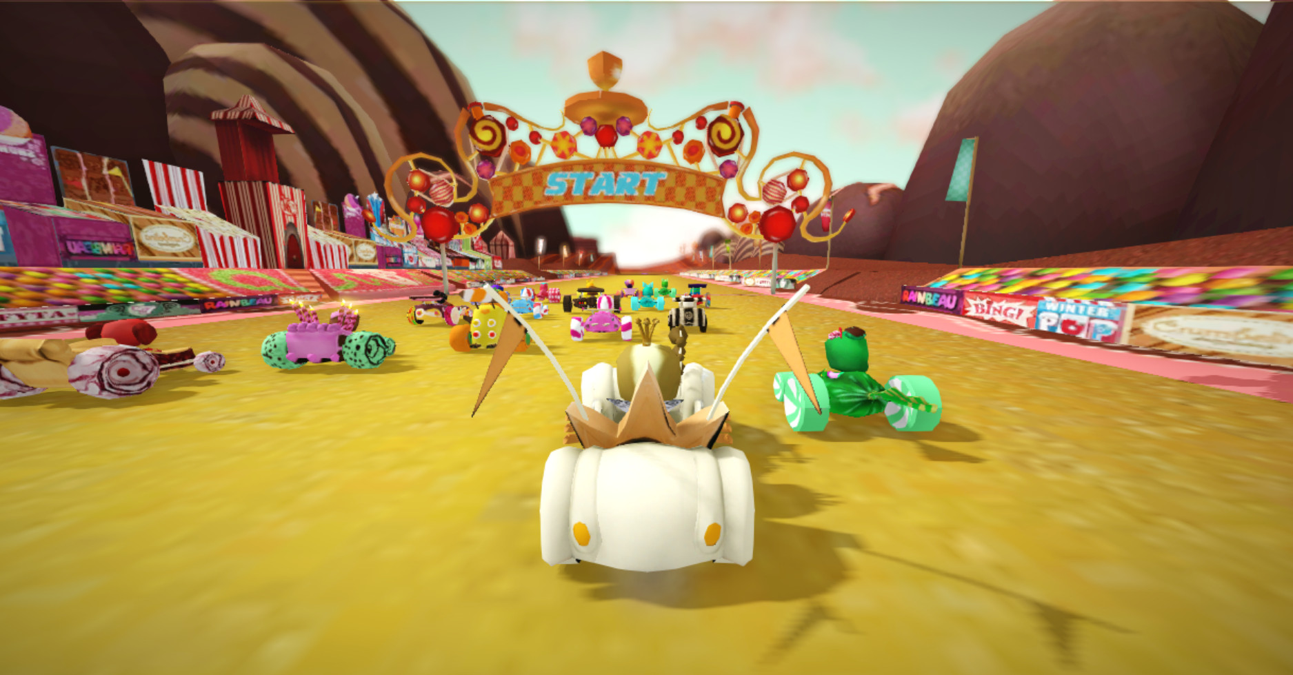 Sugar Rush Track 1 Mod for SuperTuxKart | STK Mods