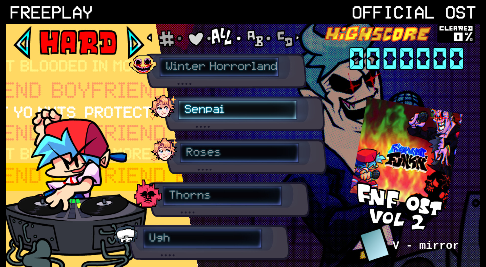 V-slice Mirror mode Mod for Friday Night Funkin' | FNF Mods