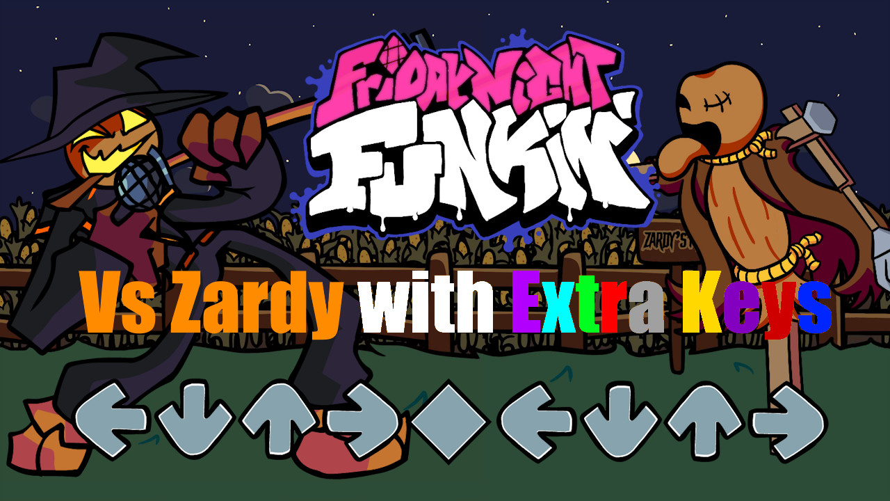 FNF Vs Zardy with Extra Keys Mod for Friday Night Funkin' | FNF Mods