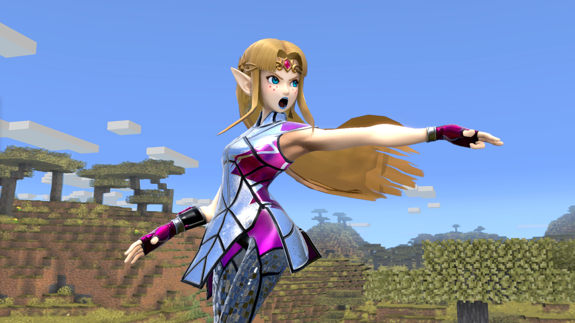 Sparkling Blonde Princess Mod for Super Smash Bros. Ultimate | SSBU Mods