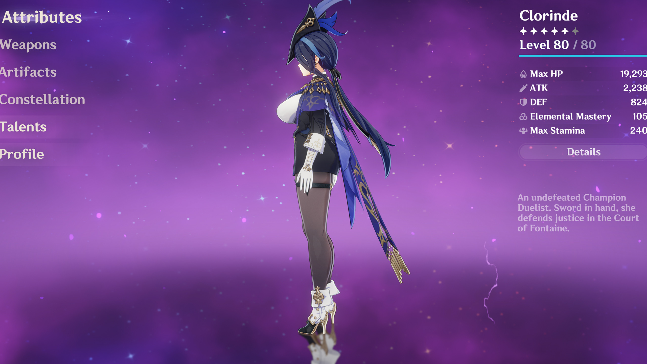 Bustier Playable Clorinde! Mod for Genshin Impact | GI Mods