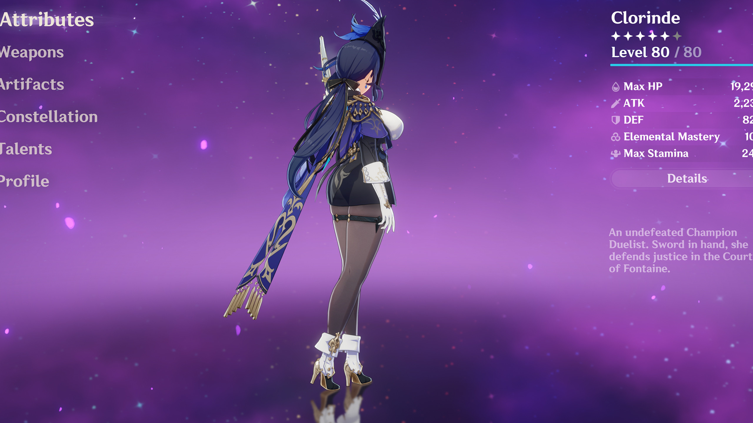 Bustier Playable Clorinde! Mod for Genshin Impact | GI Mods