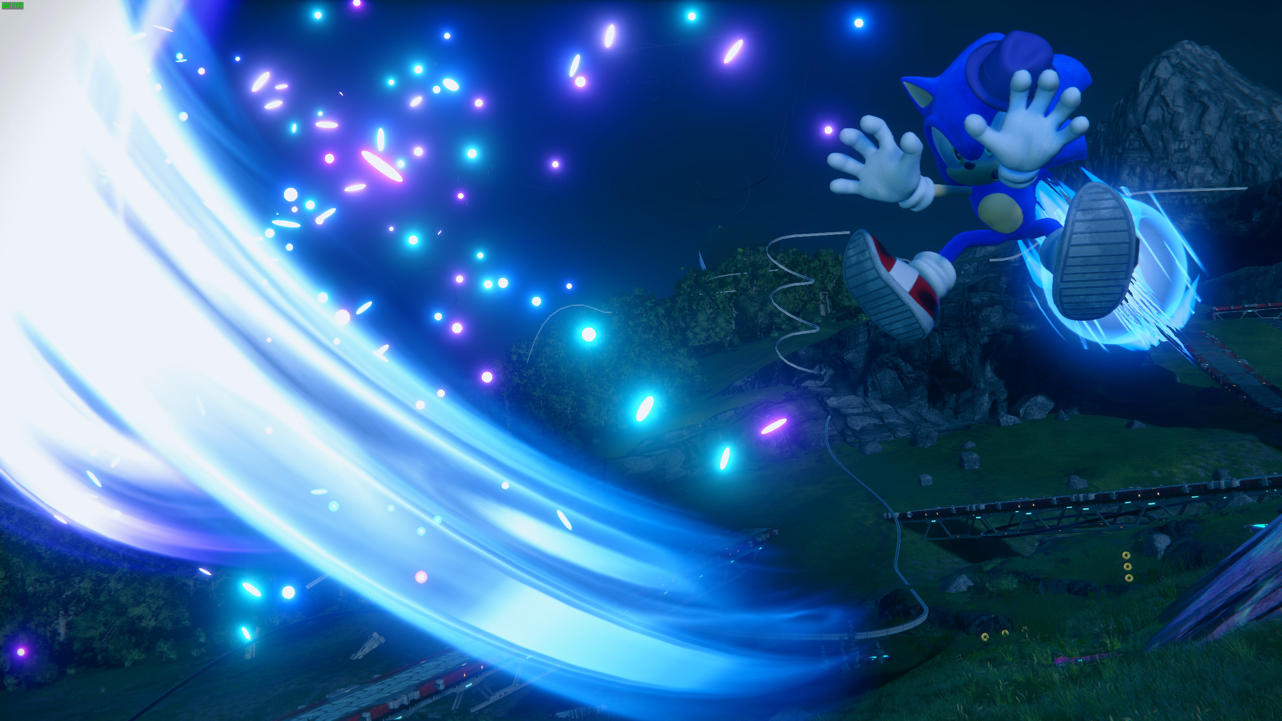 Mr Lag's Hat over Sonic's Ear. Mod for Sonic Frontiers | Frontiers Mods