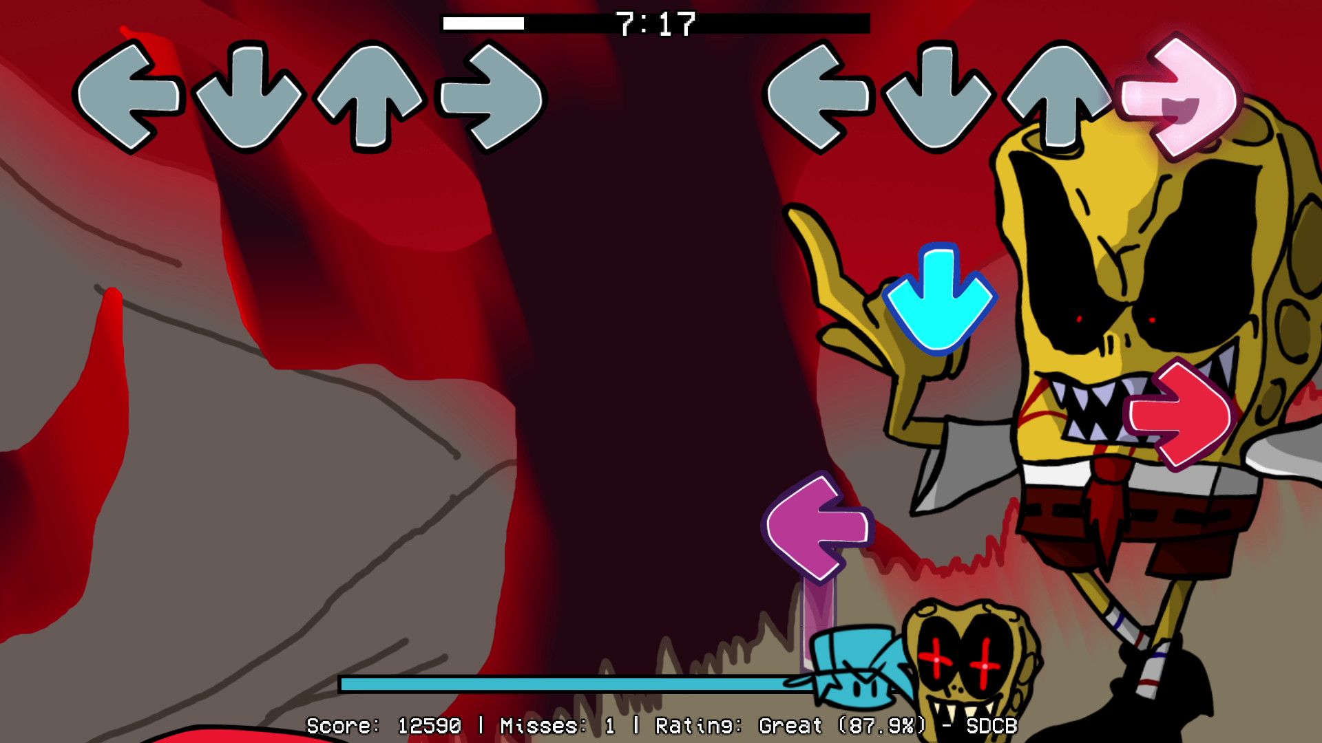 Spongebob's ScareTube - BEST DAY EVER (playable) Mod for Friday Night ...