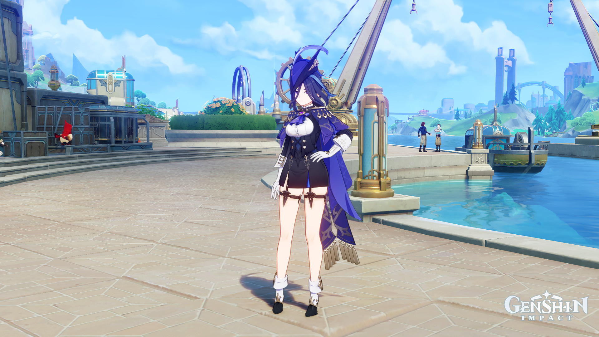 Clorinde - Bare Legs and Feet Toggle Mod for Genshin Impact | GI Mods