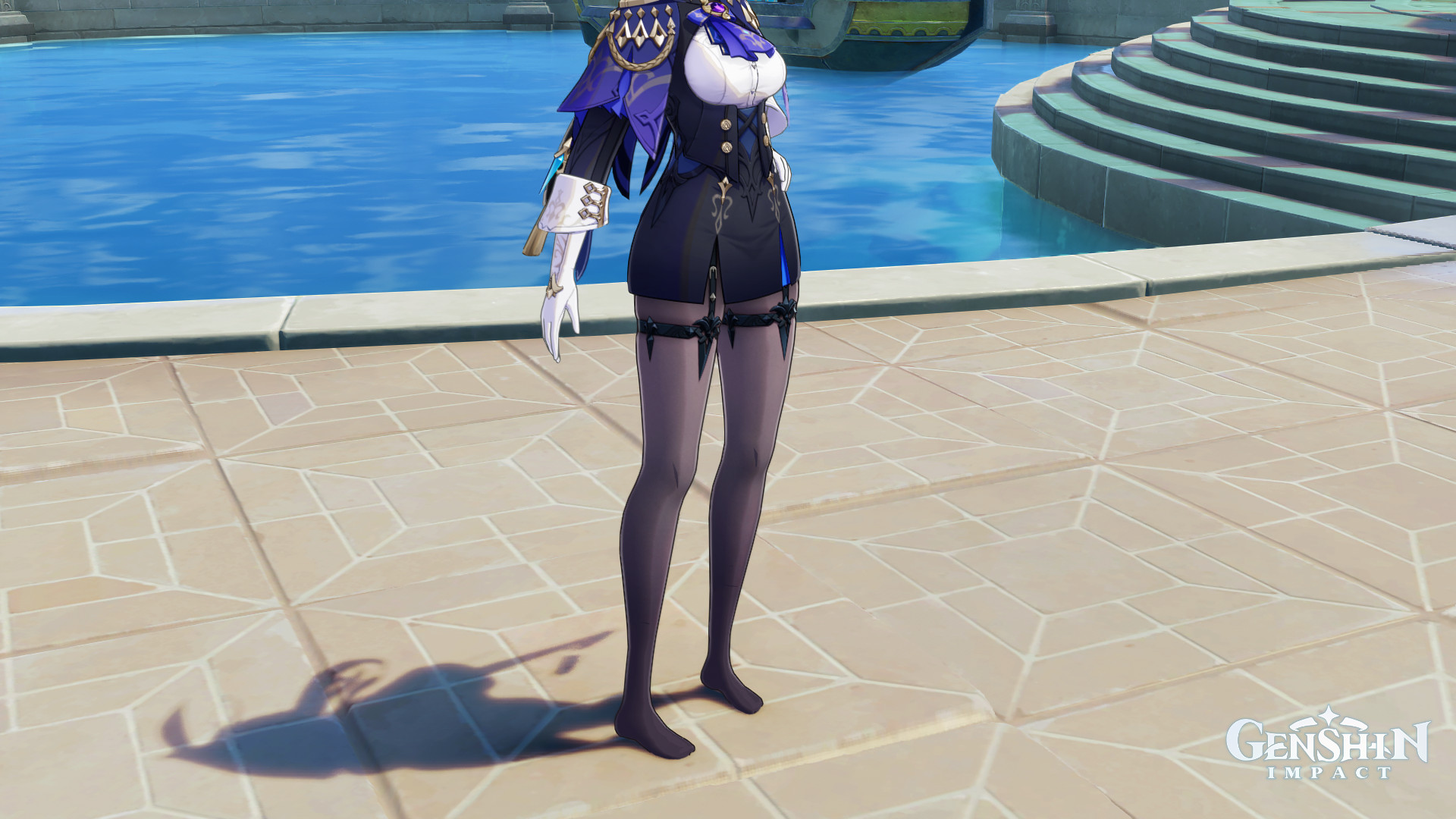 Clorinde - Bare Legs and Feet Toggle Mod for Genshin Impact | GI Mods