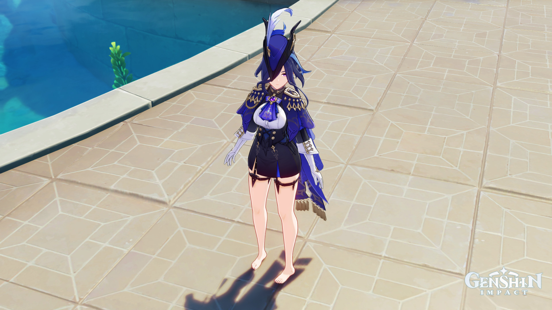 Clorinde - Bare Legs and Feet Toggle Mod for Genshin Impact | GI Mods